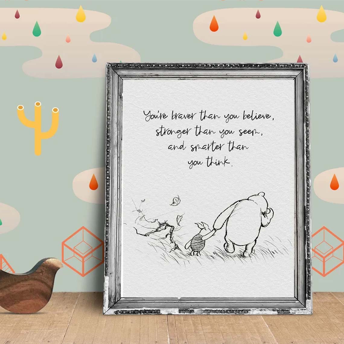 POSTER Classic Winnie The Pooh Quote Poster-24x36-UNFRAMED - Walmart.com
