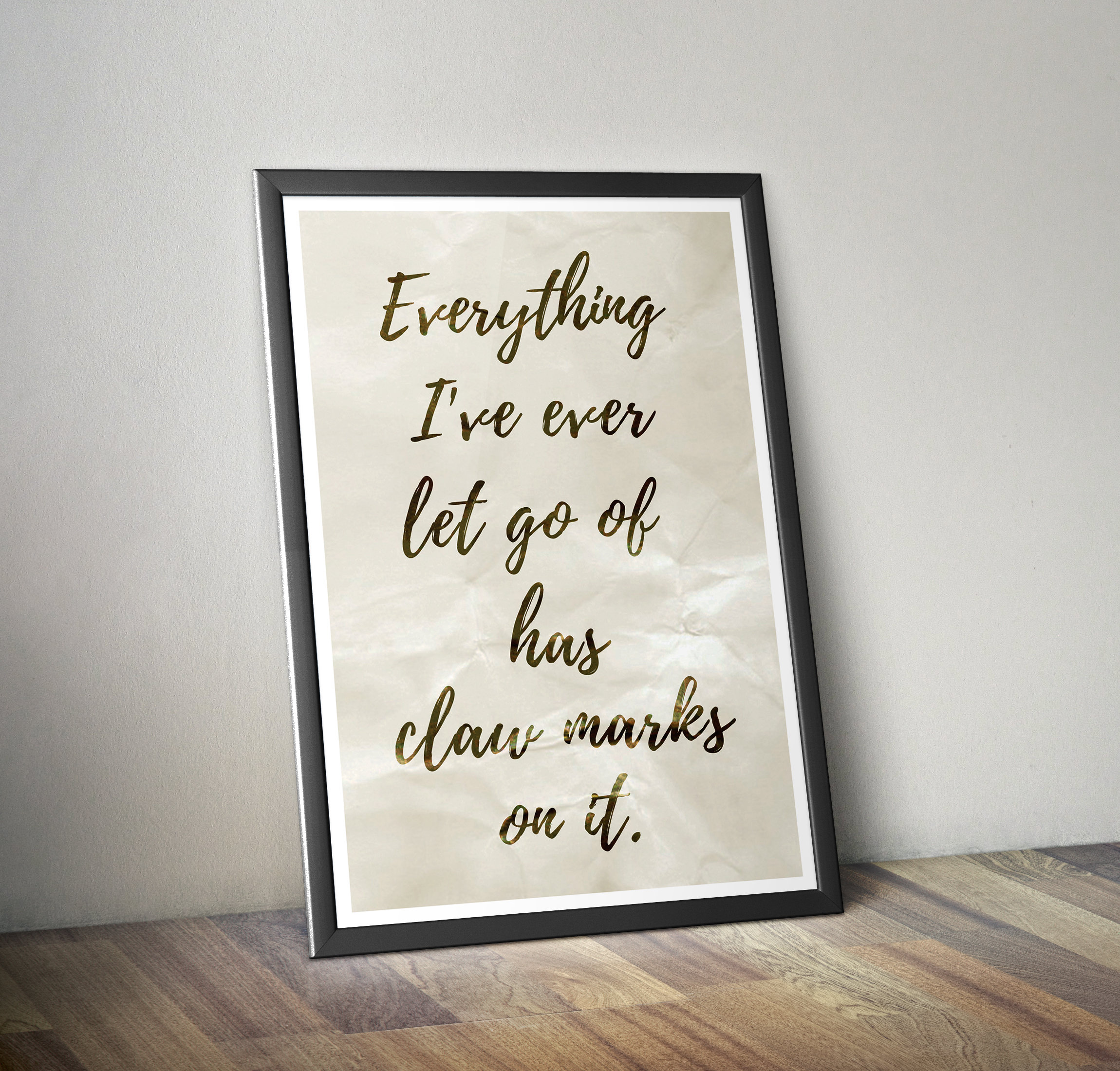 Poster Claw Marks Poster - Infinite Jest - David Foster Wallace ...