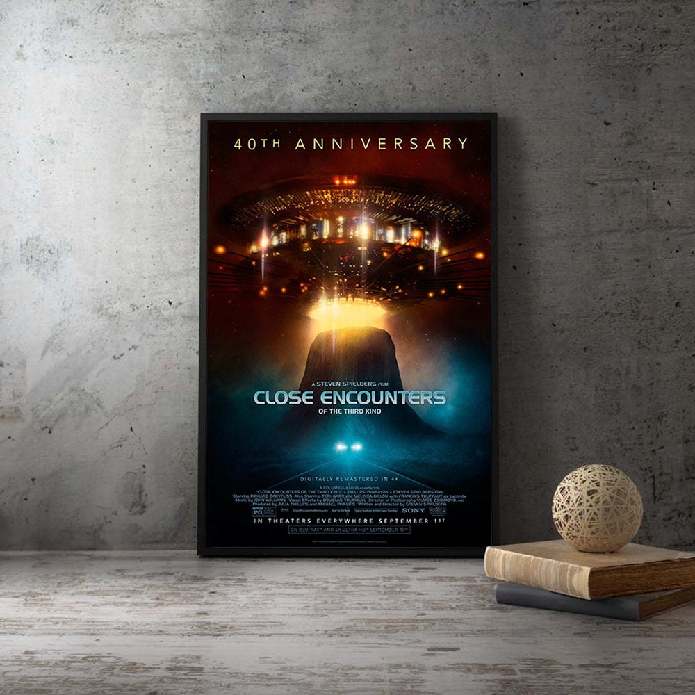 POSTER Close Encounters of the Third Kind Movie Poster,Film Art HD ...