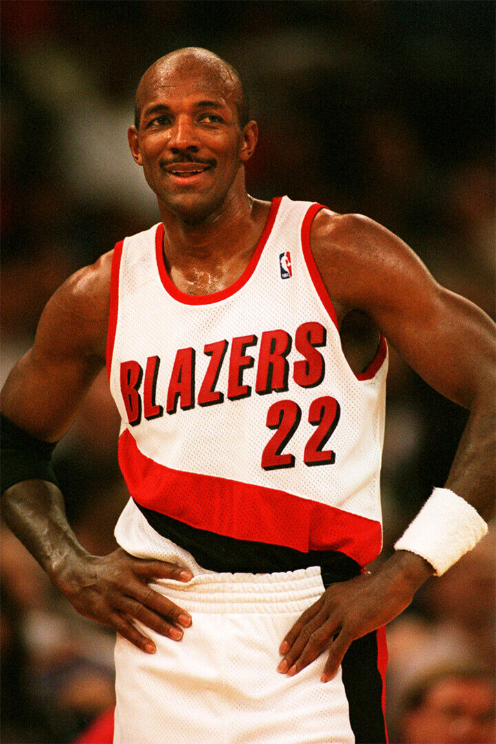 POSTER Clyde Drexler American Basketball Sports Wall Art Home Decor ...