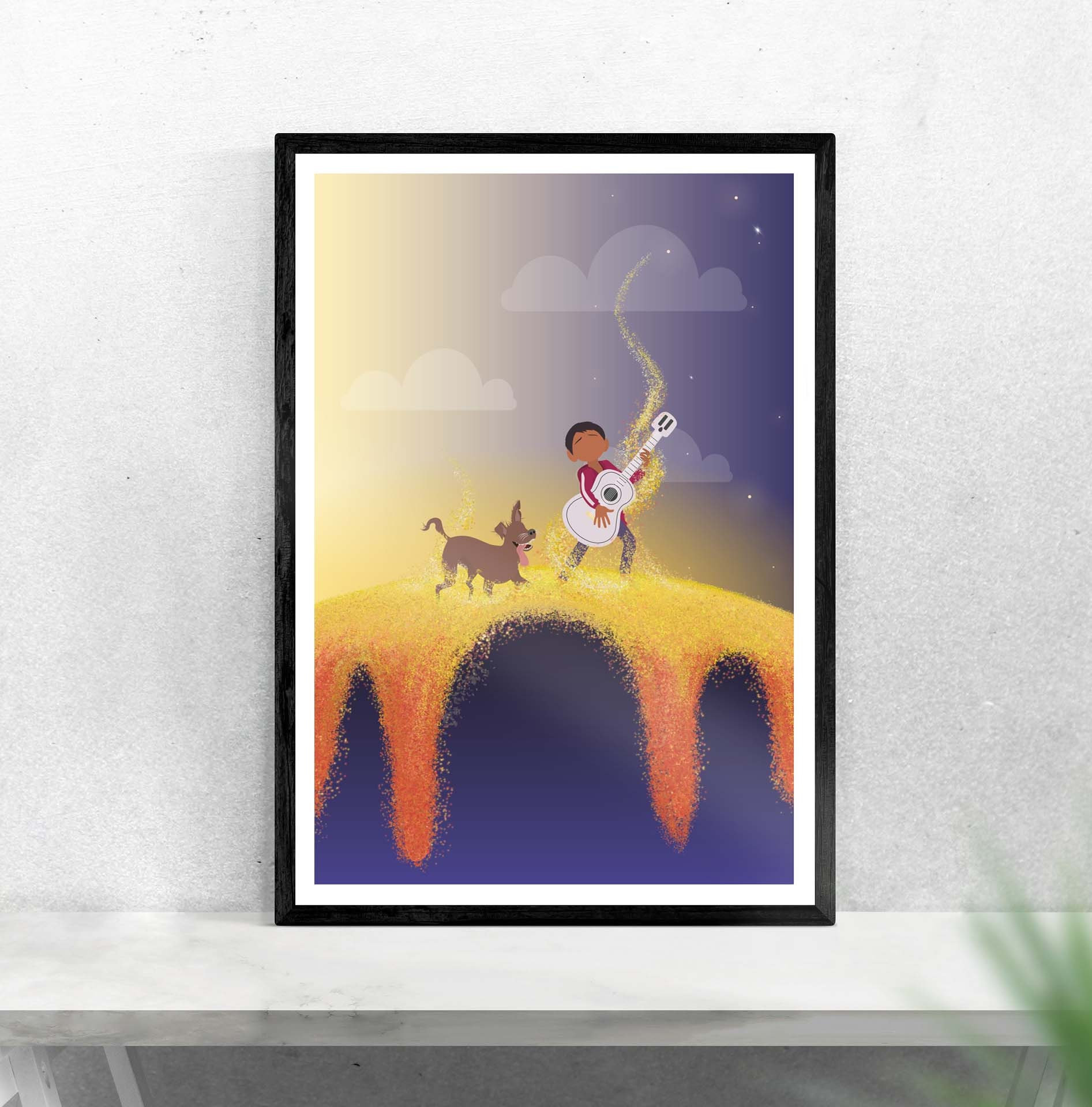 POSTER Coco movie print, wall art, minimalist movie poster | Pixar's Coco, Hector and Miguel ...