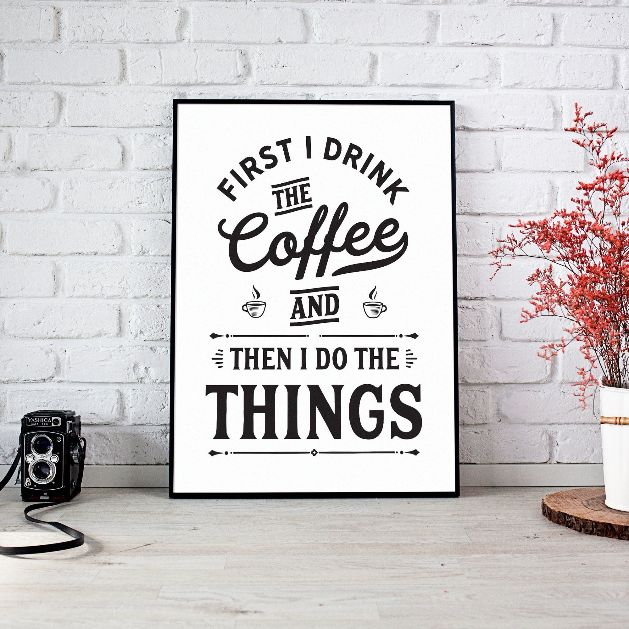 POSTER Coffee Shop Poster, Food Station Sign, Cafe Wall Art Print ...
