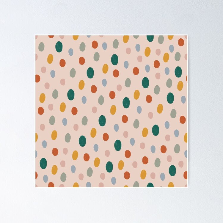 POSTER Colourful Dots POSTER UNFRAMED, 8x12 - Walmart.com