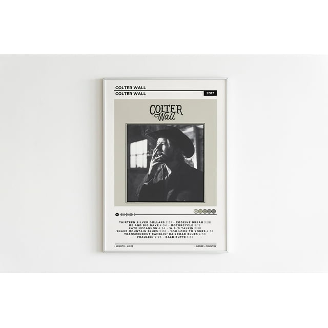 POSTER Colter Wall - Colter Wall Album Poster / Album Cover Poster ...