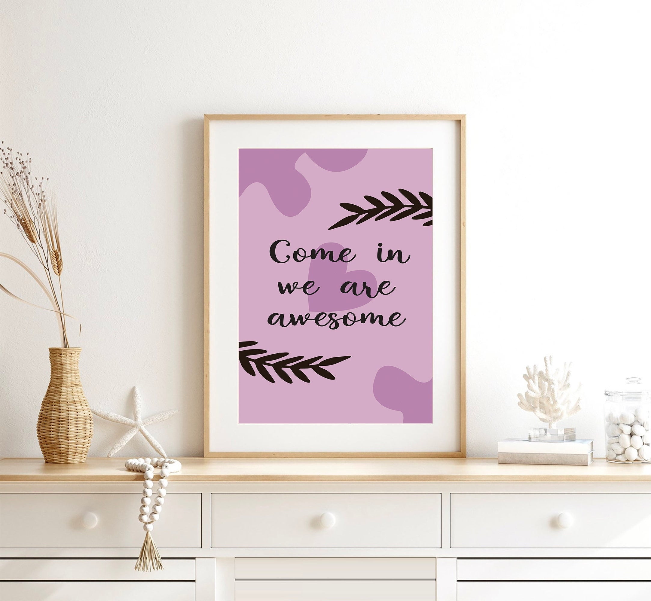 POSTER Come in we are awesome, Classroom Door Vinyl, Wall Decor ...