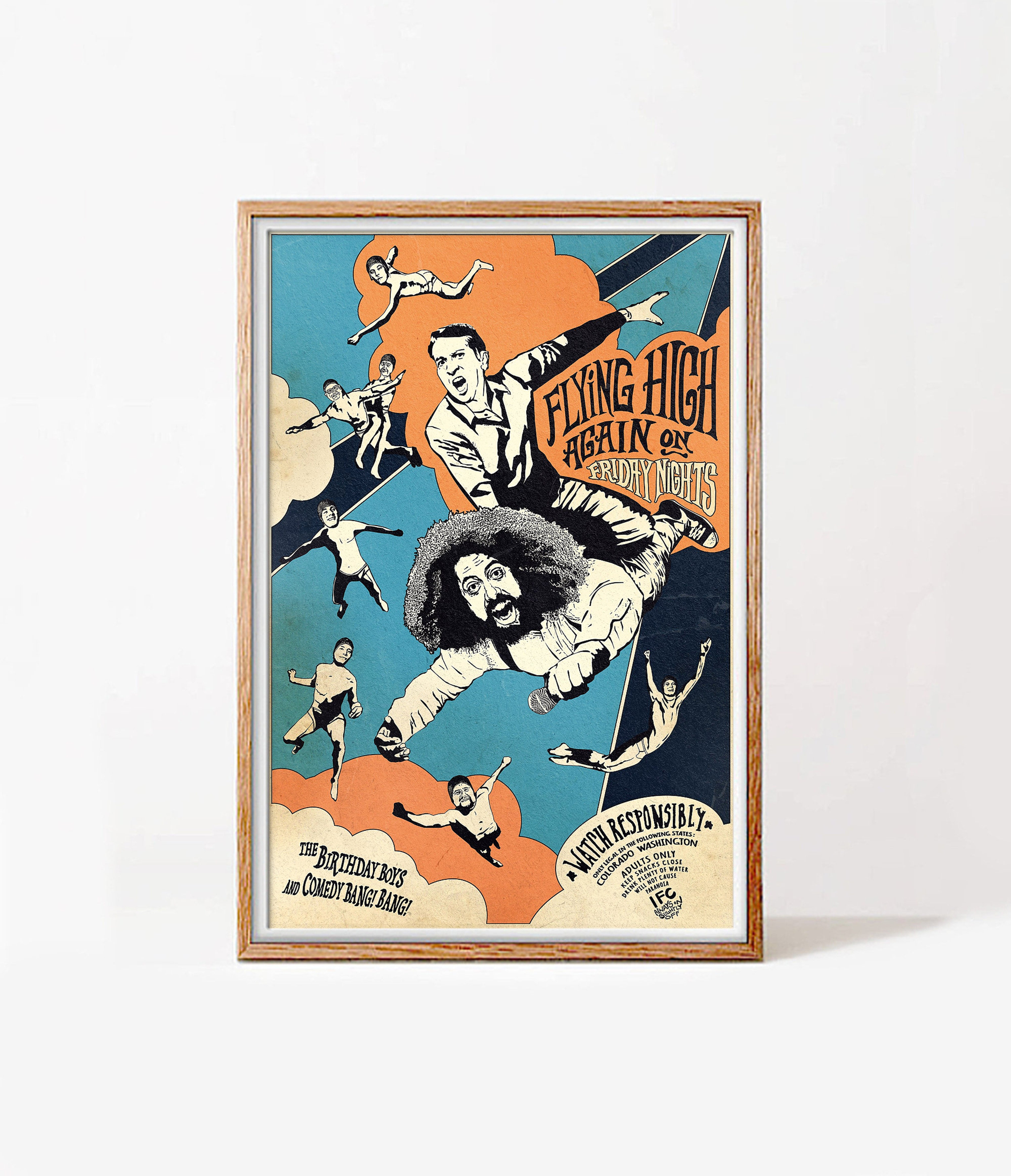 POSTER Comedy Bang Bang, 2009 comedy and interviews of athletes, actors ...