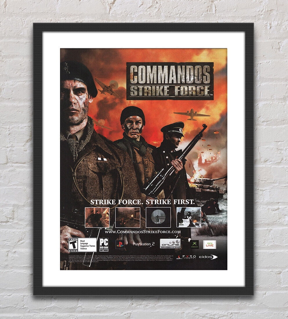 POSTER Commandos Strike Force PS2 XBOX Poster-24x36-UNFRAMED - Walmart.com