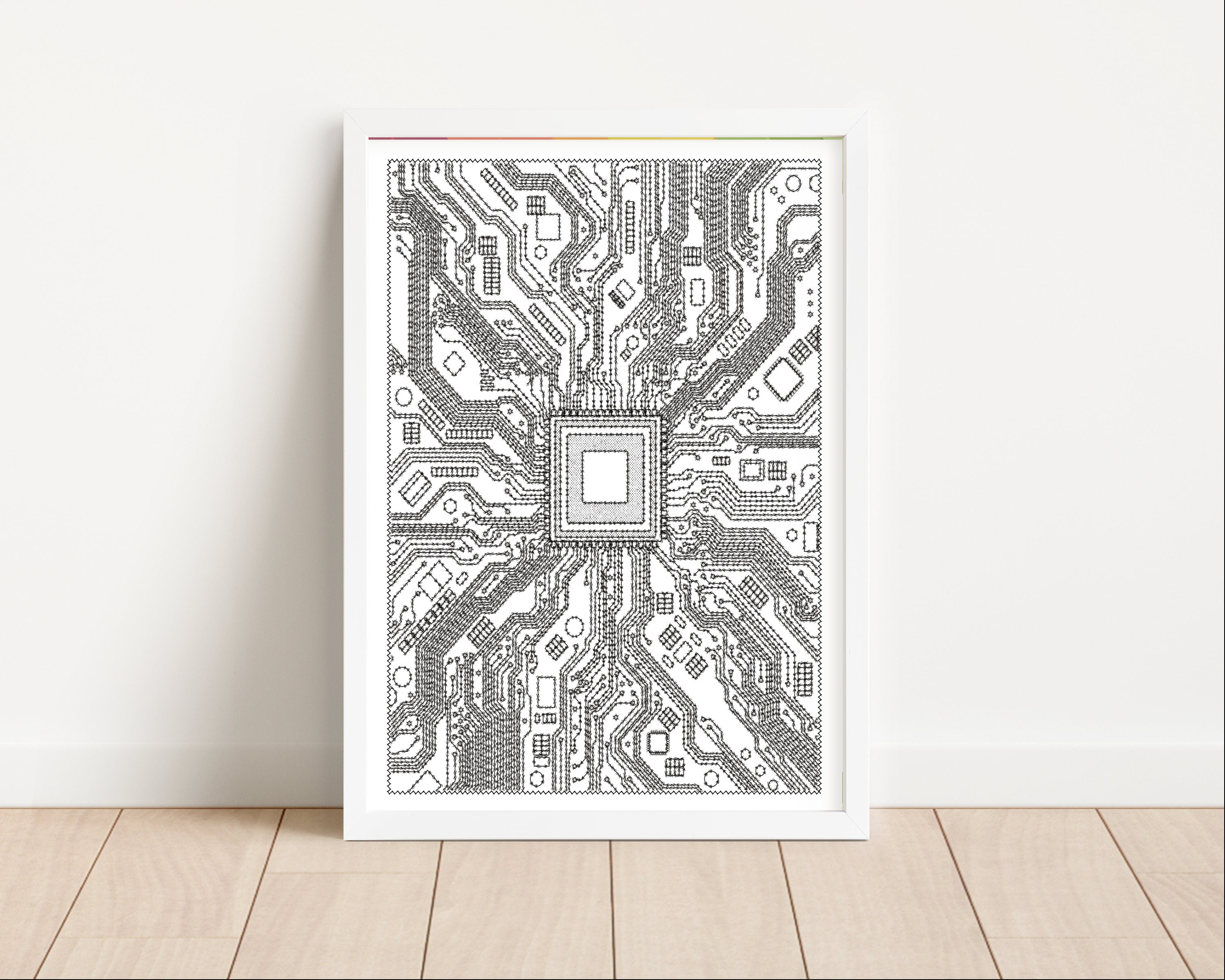 POSTER Computer CPU Poster | Prozessor Rechenwerk-UNFRAMED - Walmart.com
