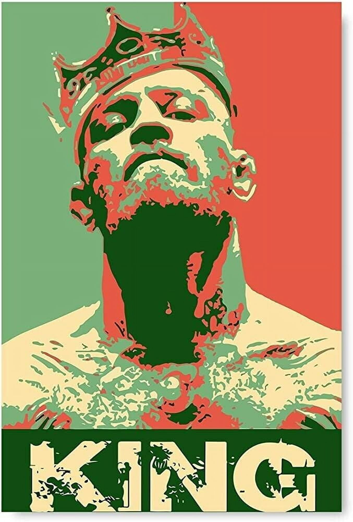 POSTER Conor Notorious McGregor Wall Art King UFC Poster Sport Themed ...