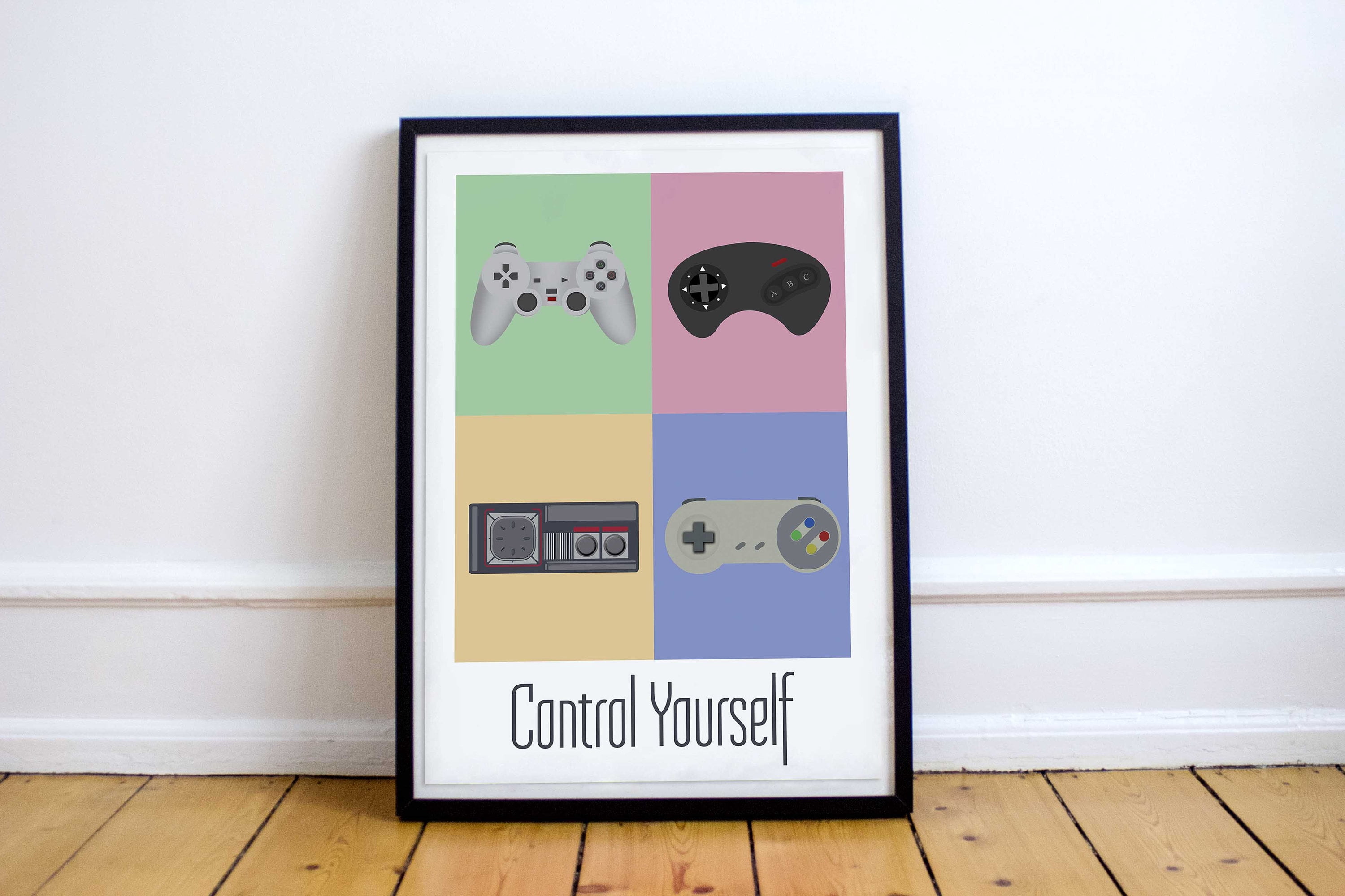 POSTER Controller Game Art, minimalist, posters, home decor, gaming ...