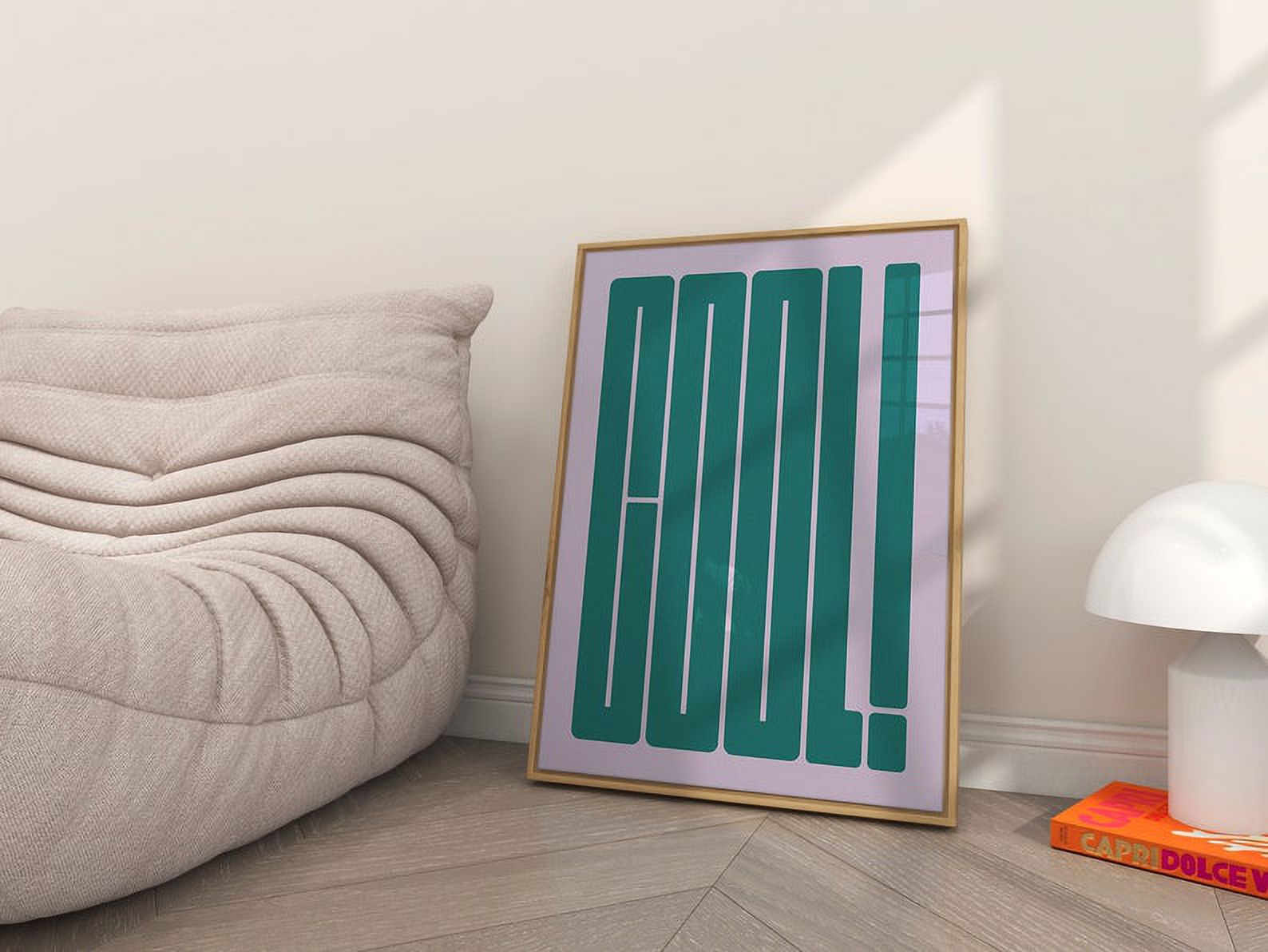 POSTER Cool Typography Art, Bold Text Poster, Modern Print, Hip Wall ...