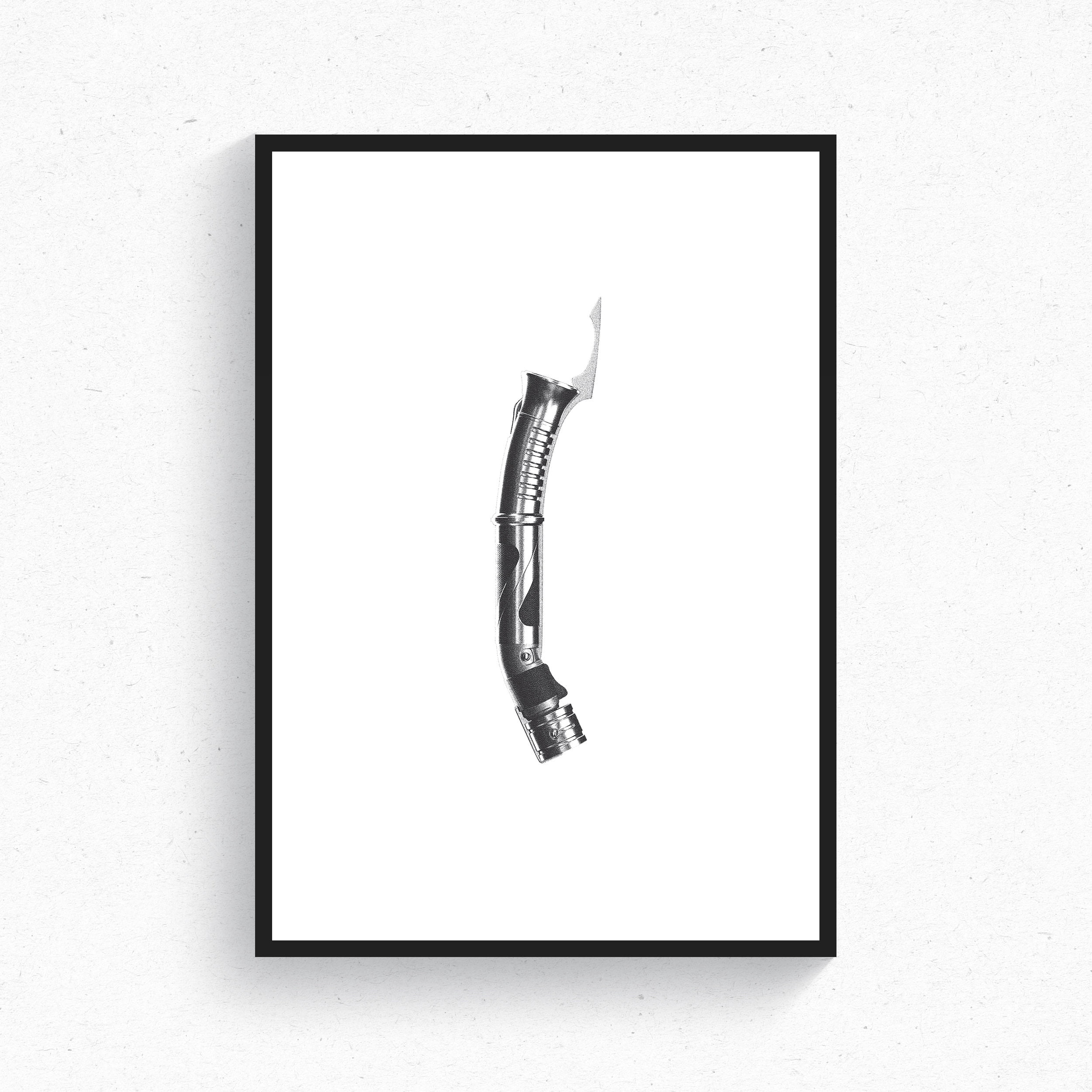 POSTER Count Dooku Lightsaber Hero Star Wars Art Print Poster Home ...