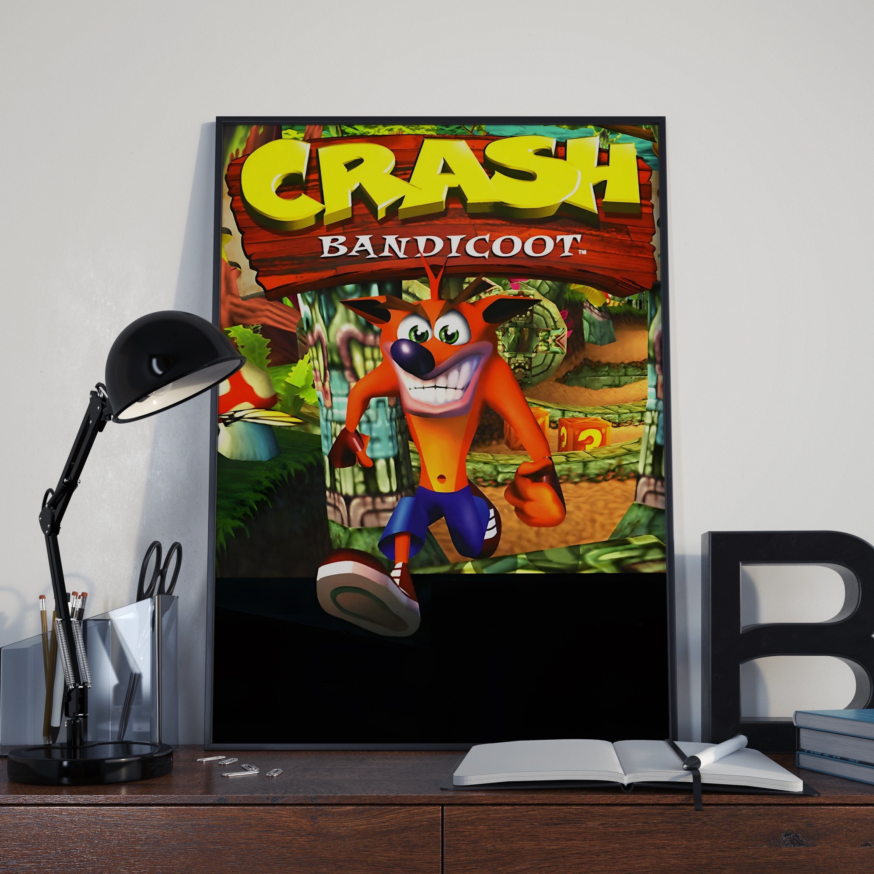 POSTER Crash Bandicoot Poster Print | Gaming Poster | Room Decor | Wall ...