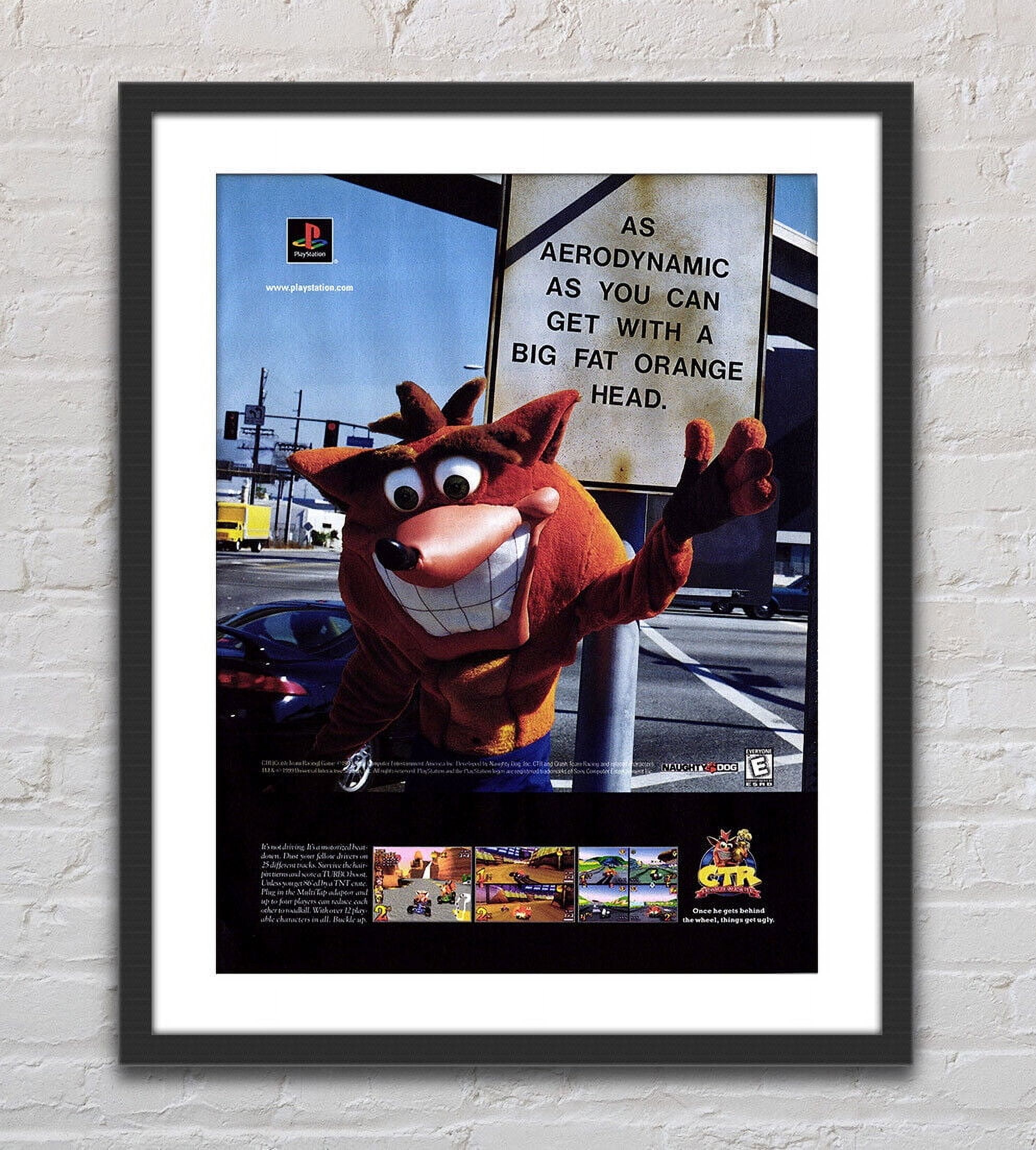 POSTER Crash Team Racing CTR Playstation PS1 Poster-24x36-UNFRAMED ...