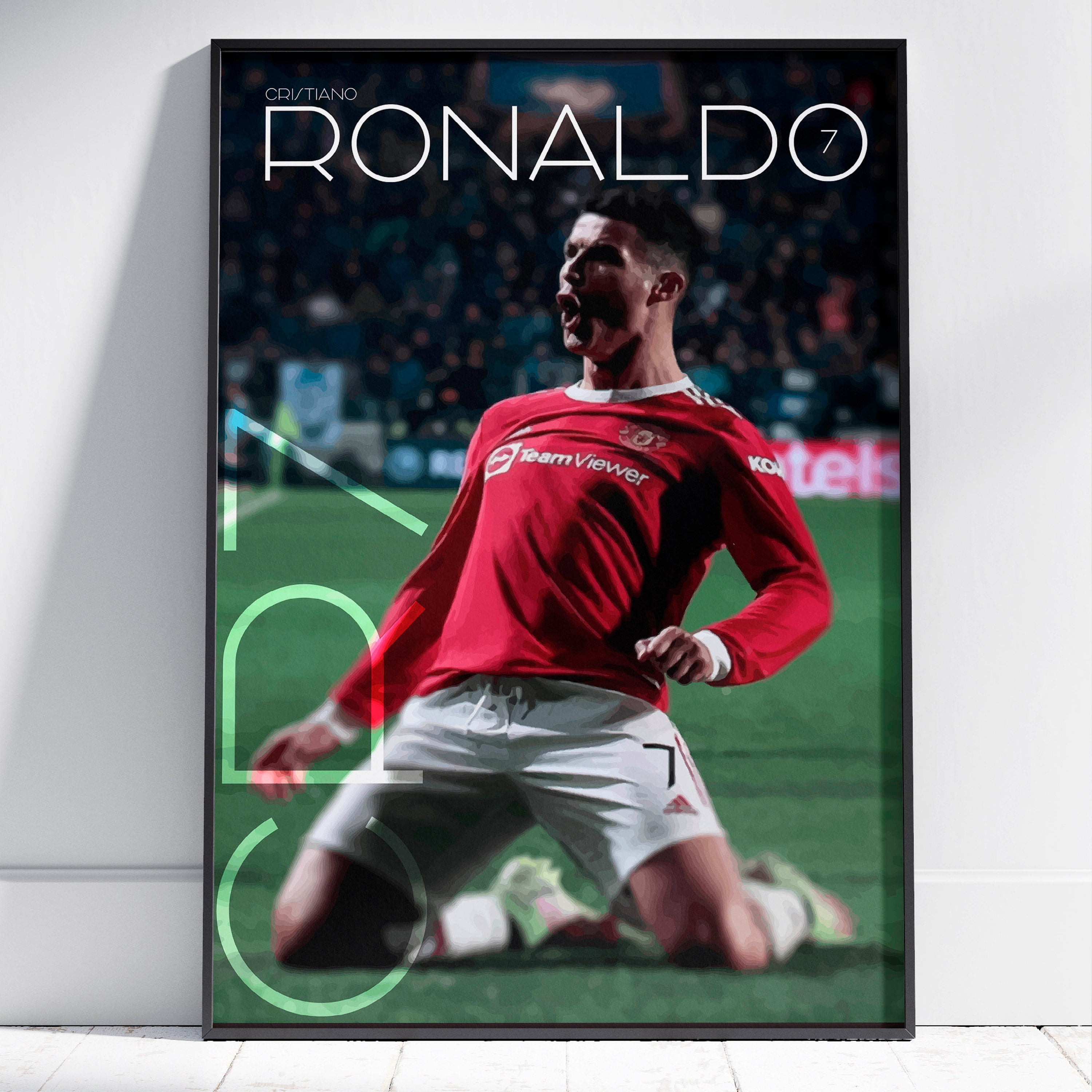 Poster Cristiano Ronaldo Manchester United Poster | Football Poster ...