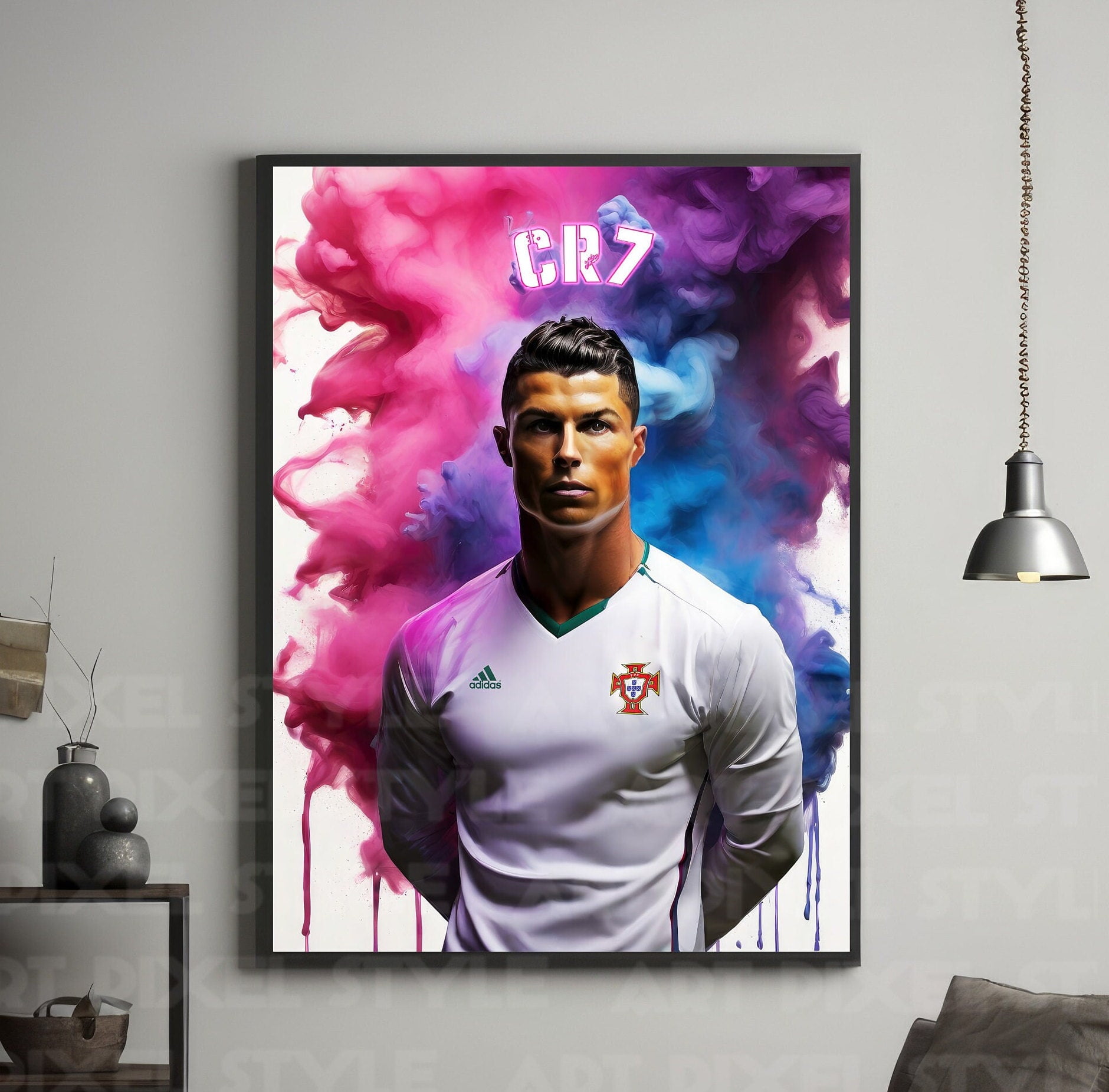 POSTER Cristiano Ronaldo Print | Ronaldo Poster | C Ronaldo | CR7 ...