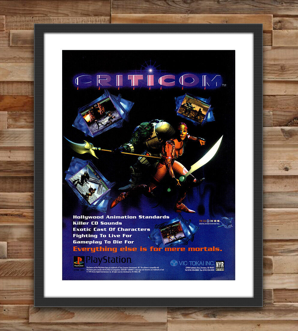 POSTER Criticom Playstation PS1 Poster-24x36-UNFRAMED - Walmart.com