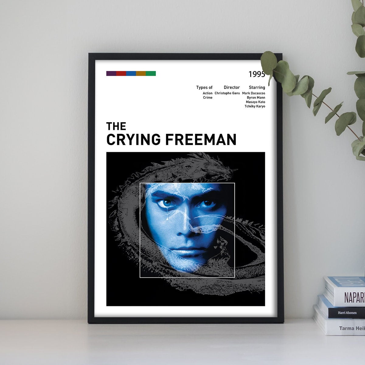 POSTER Crying Freeman (1995) Movie Poster, Classic Film Posters, Movie ...
