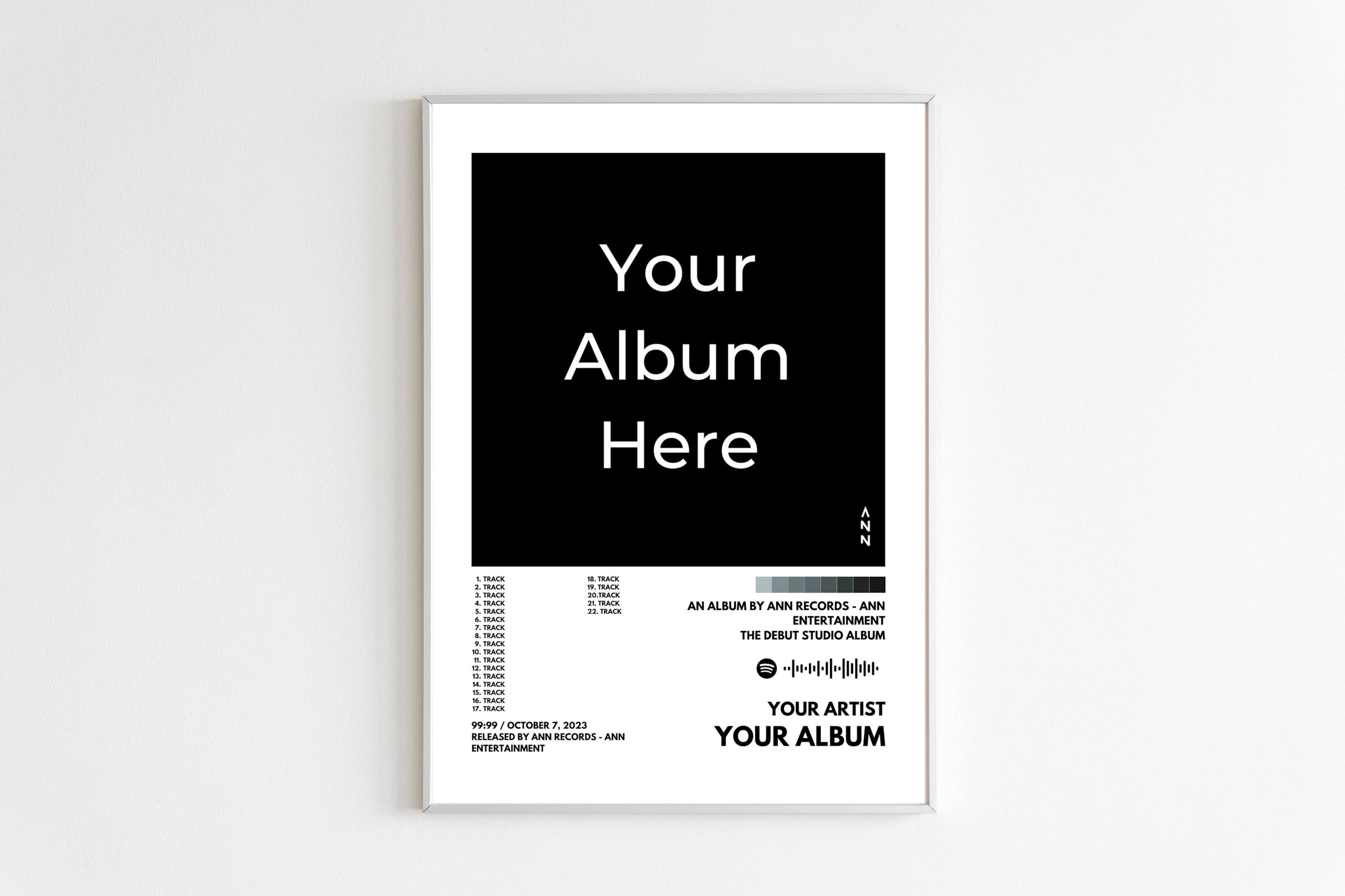 POSTER Custom Album Poster / Album Cover Poster / Wall Decor / Poster ...