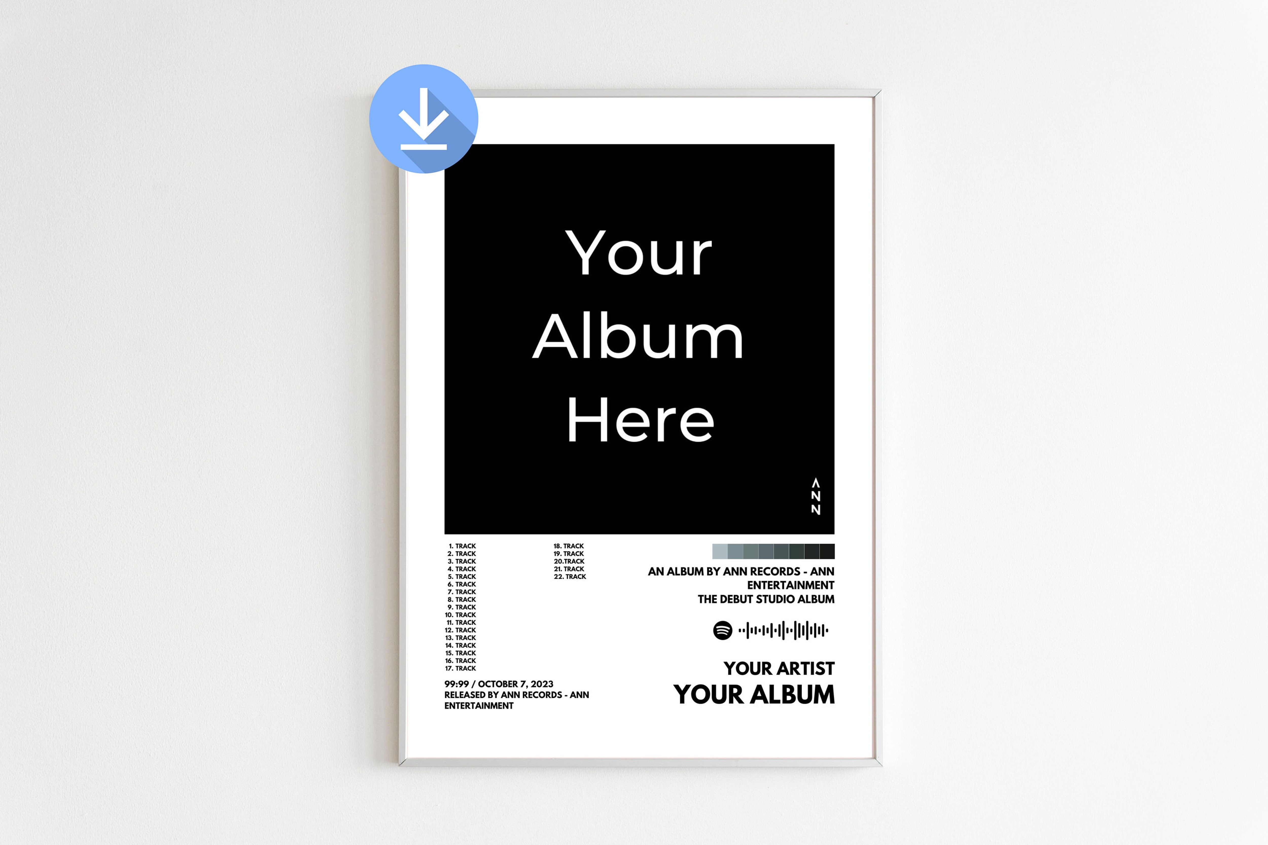 POSTER Custom Album Poster / Album Cover Poster / Wall Decor / Poster ...