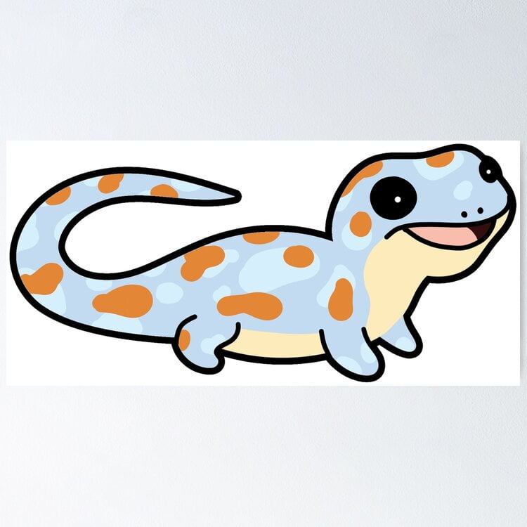 Poster Cute Kawaii Tokay Gecko - Unframed Poster | Home Decor | Best ...