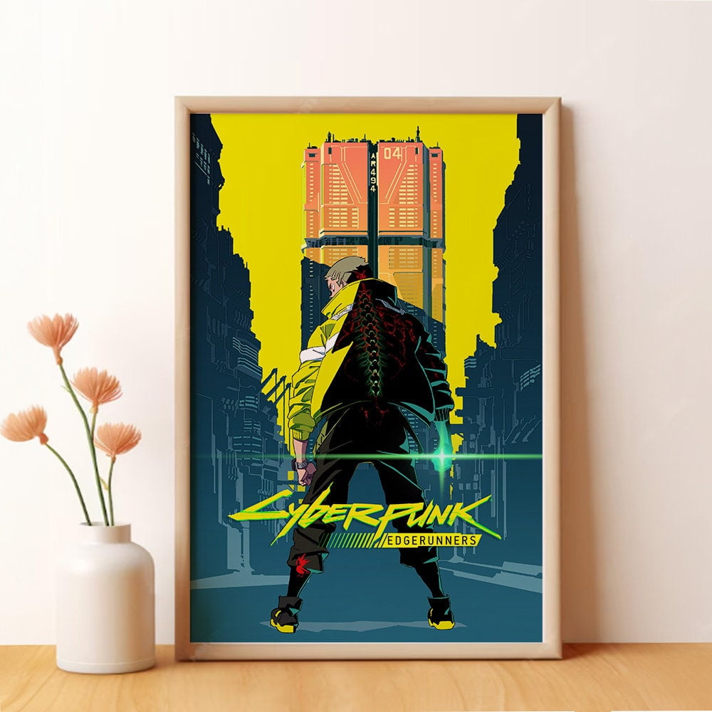 POSTER Cyberpunk 2077 Edge Runners Poster, Movie Poster, Wall Art, Room ...