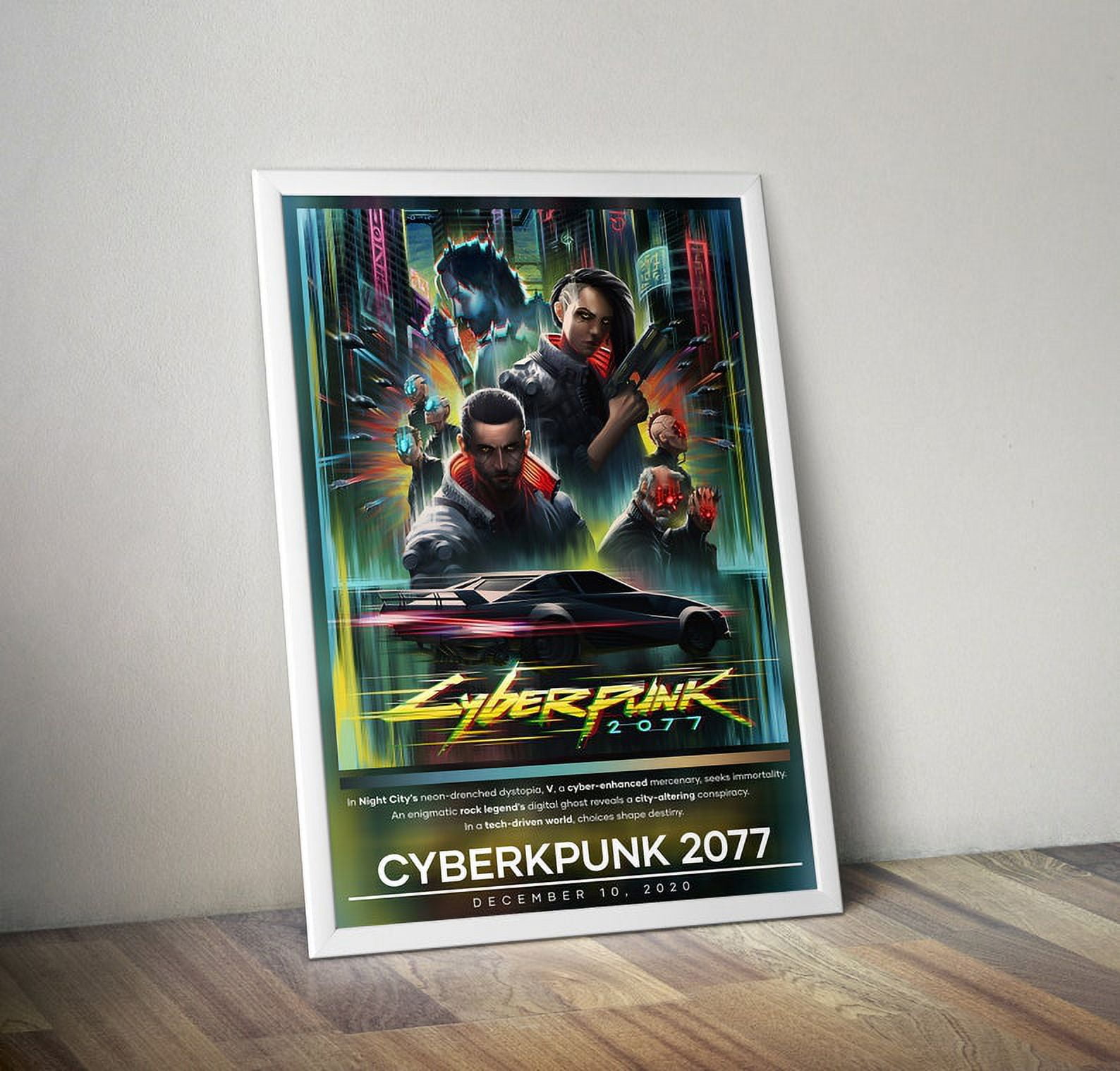 POSTER Cyberpunk 2077 Poster | Cyberpunk 2077 Prints | Gaming Poster ...