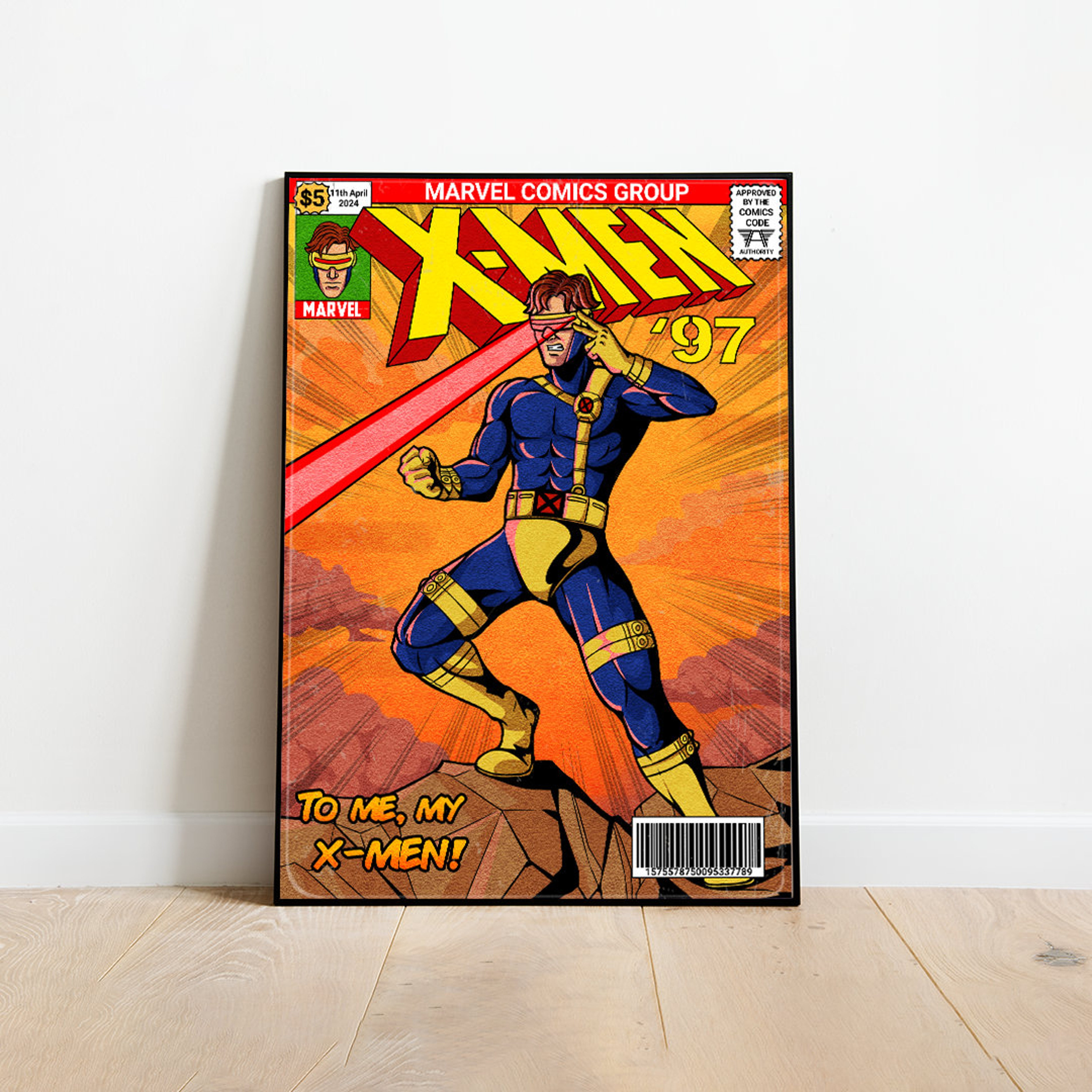 POSTER Cyclops Poster, X-Men Poster, Avengers Poster, Superhero Poster ...