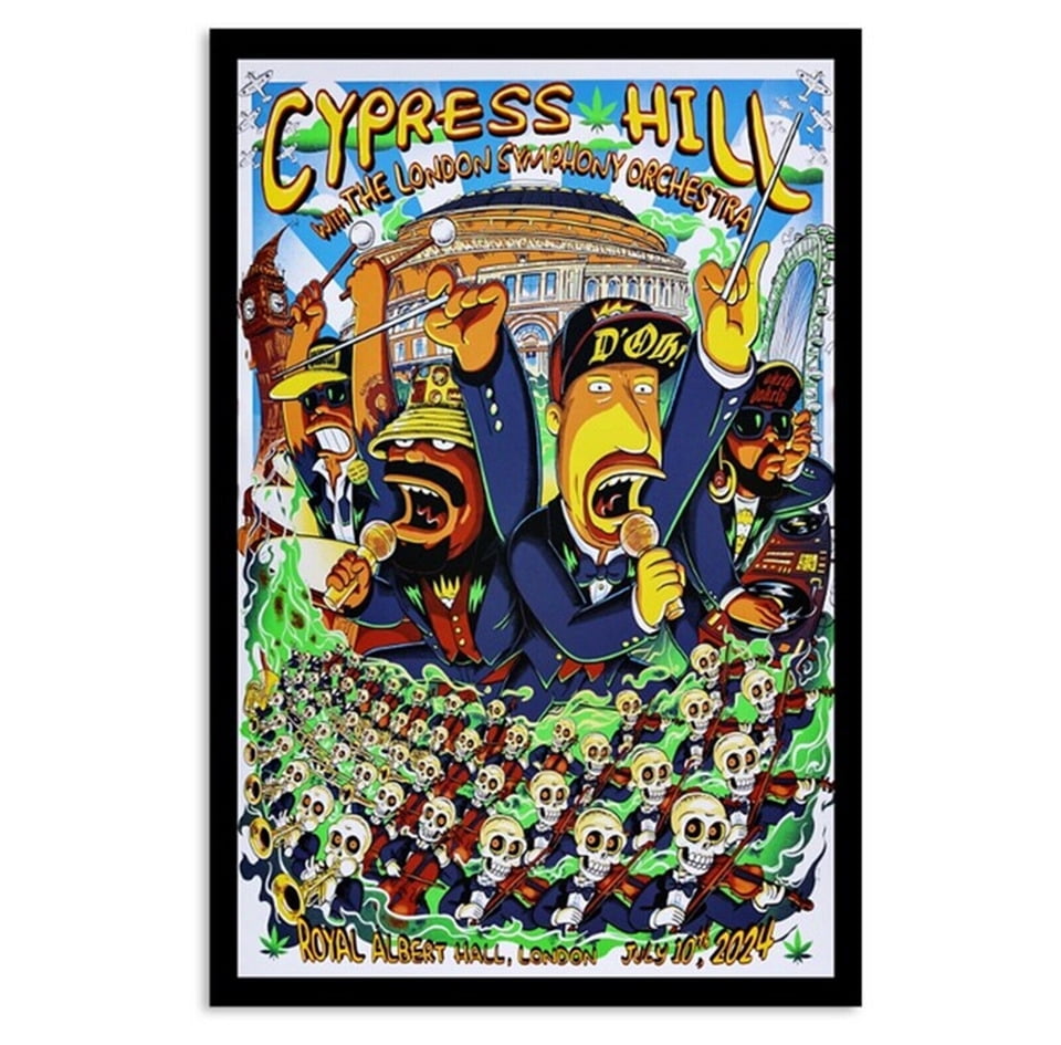 POSTER Cypress Hill Jul 10 2024 Royal Albert Hall in London UK Poster ...