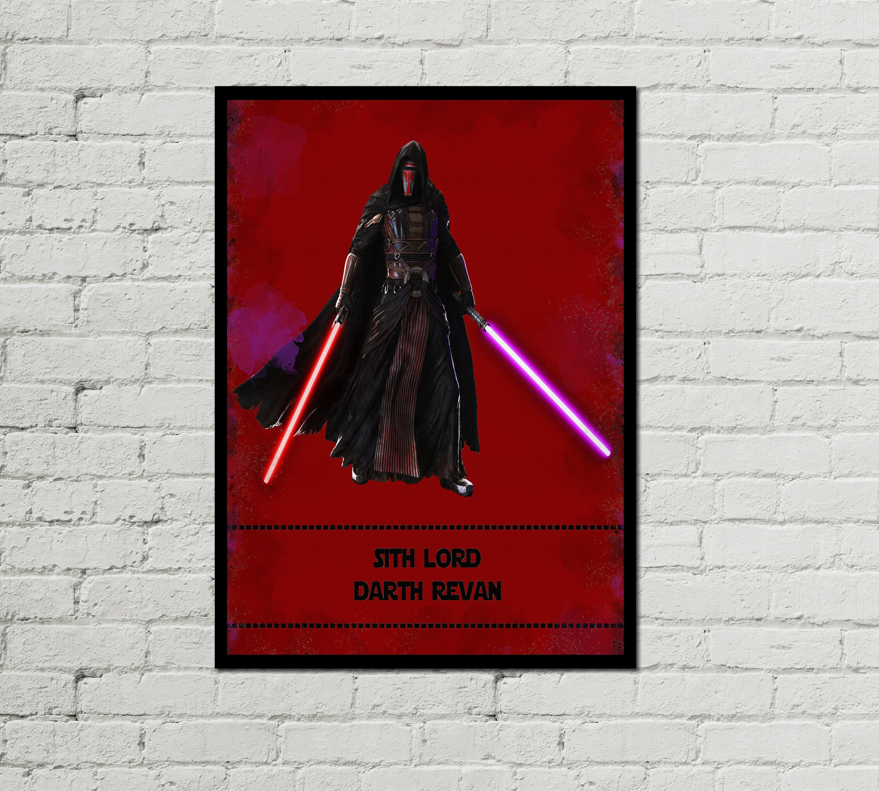 POSTER DARTH REVAN - Darth Revan Poster - Darth Revan - Star Wars ...