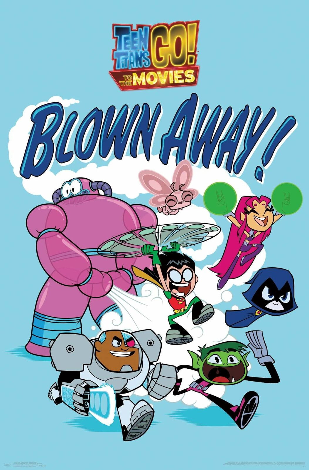 POSTER DC Comics Movie - Teen Titans Go! To The Movies - Blown Away ...