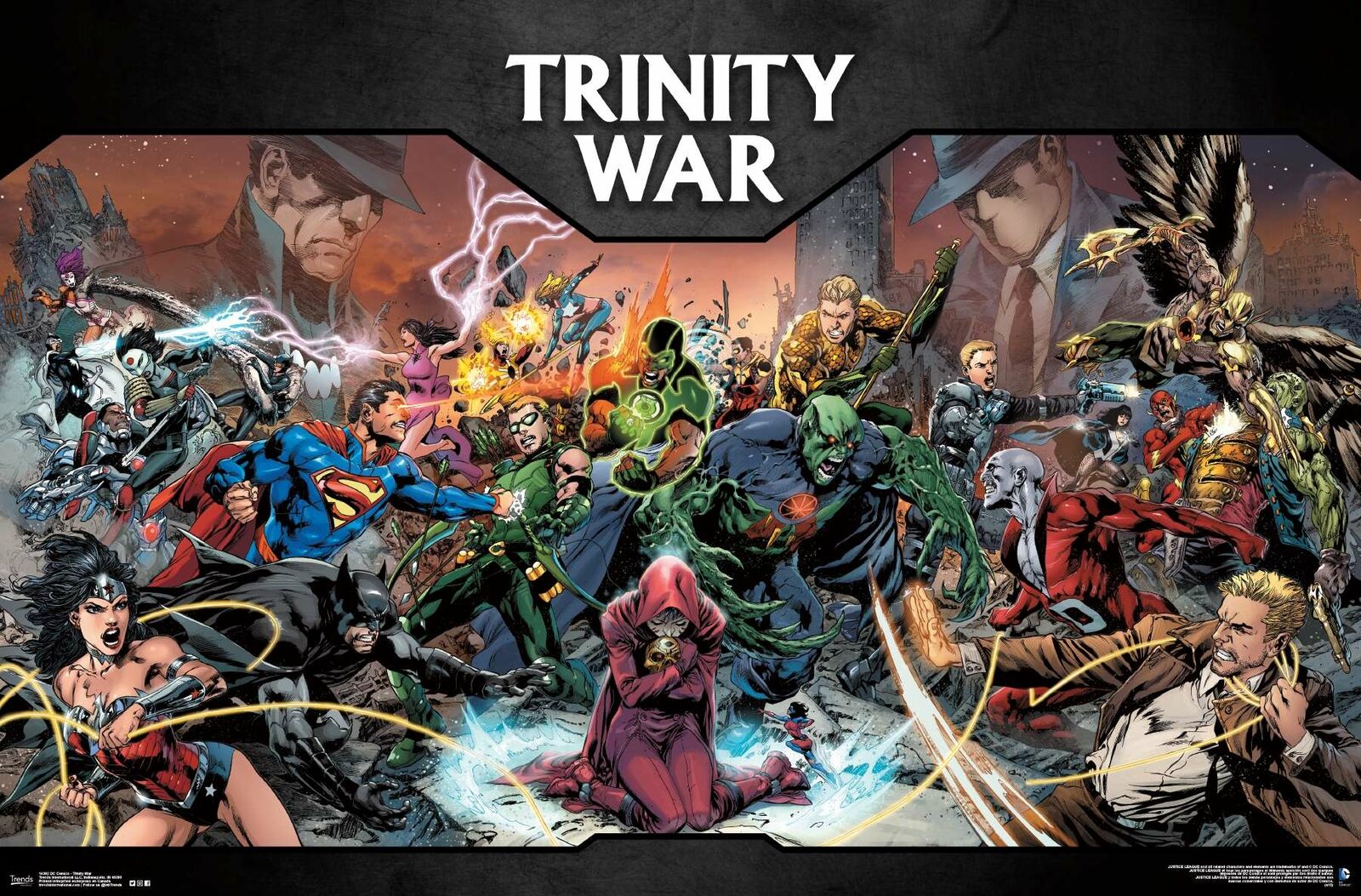 POSTER DC Comics - The Trinity War Poster-8x12-UNFRAMED - Walmart.com