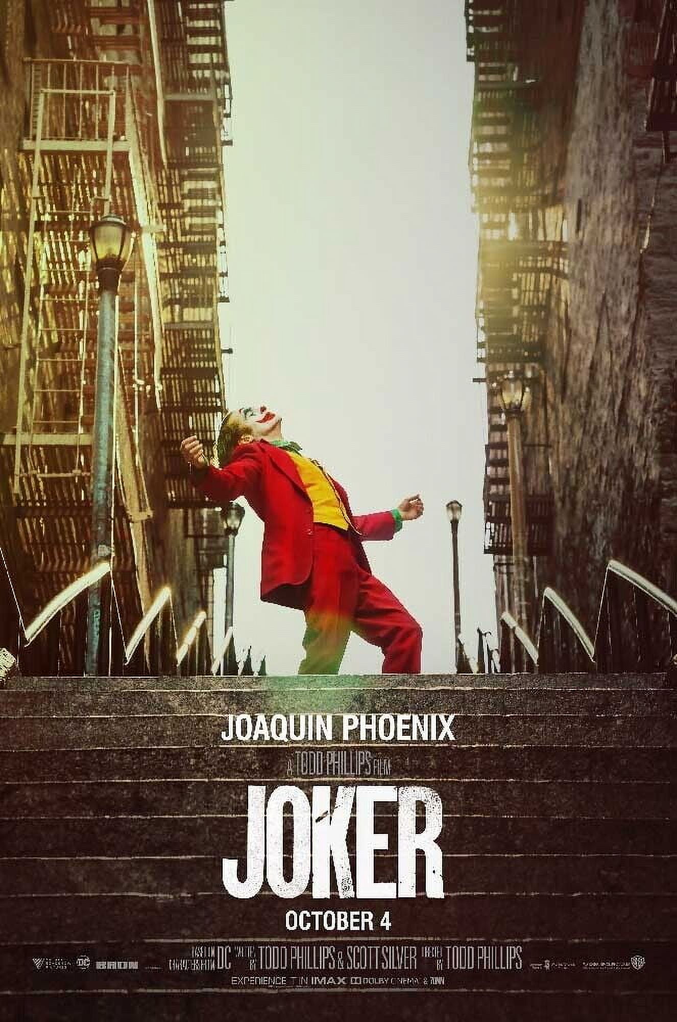 POSTER DC Joker 2019 Joaquin Phoenix Movie Premium POSTER MADE IN USA-8x12-UNFRAMED - Walmart.com