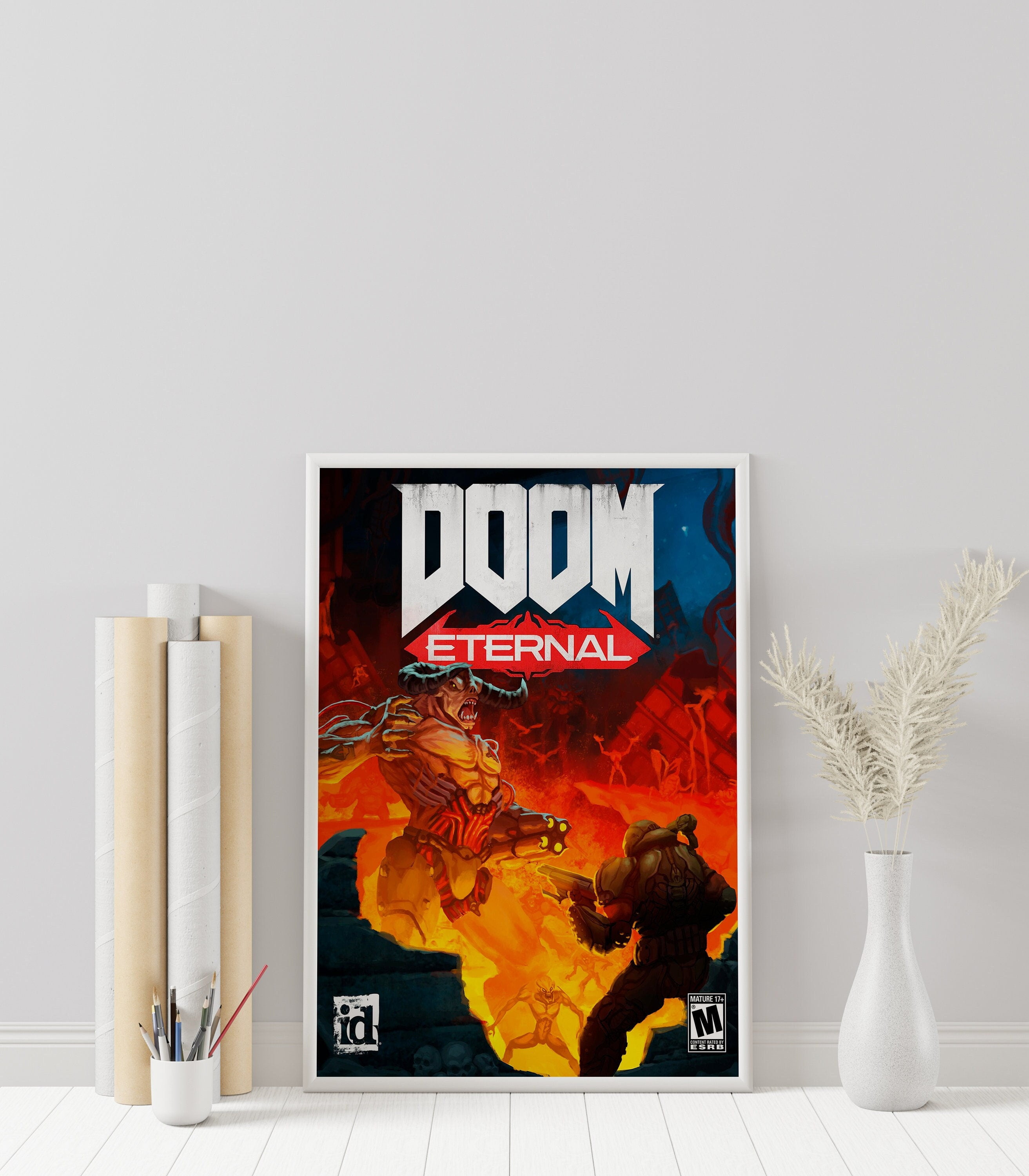 POSTER DOOM Poster | DOOM Wall Decor | Doom Video Game Poster Multiple ...