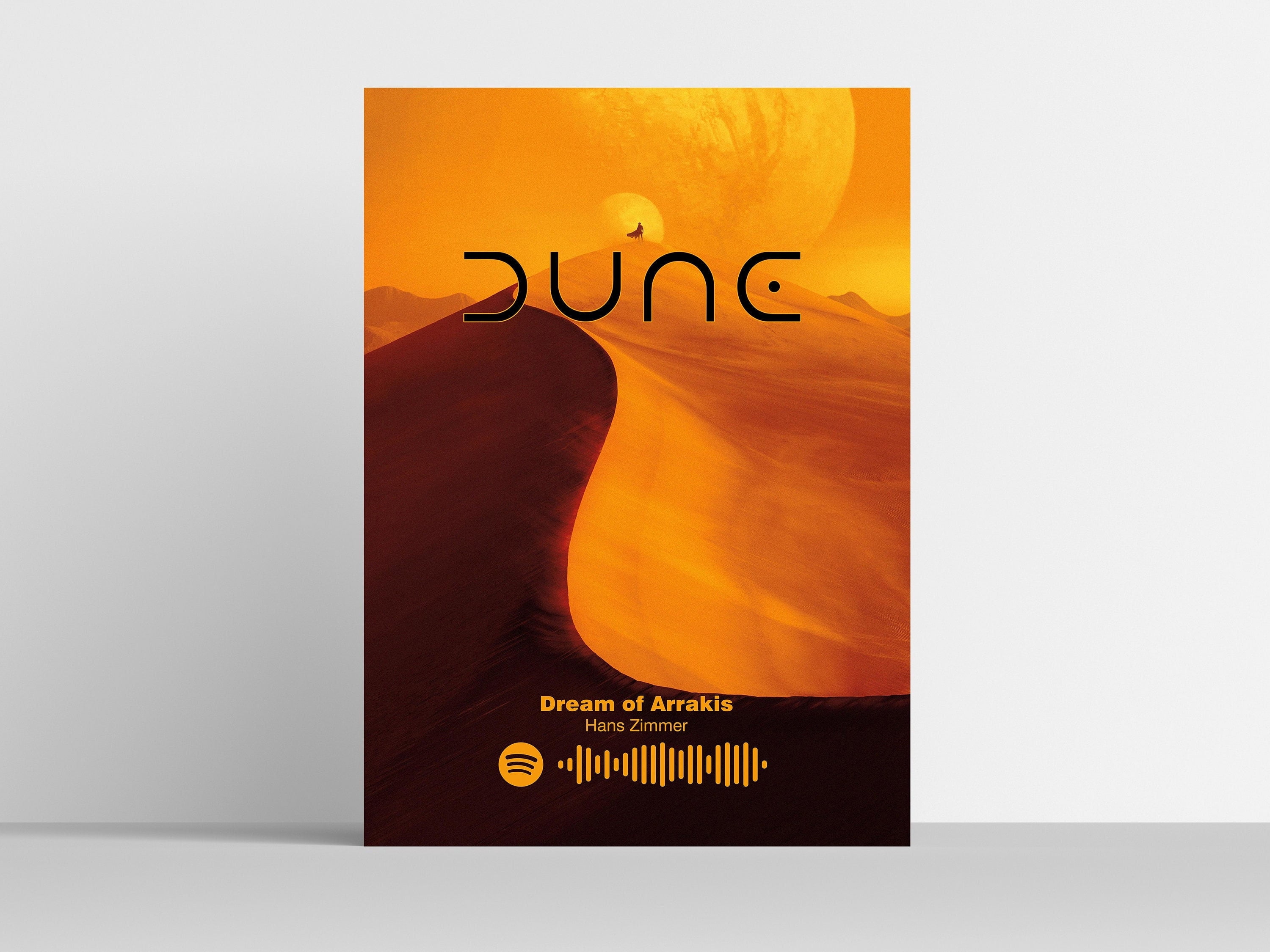 POSTER DUNE POSTER - Dune Print - Spotify Code Poster - Minimalist ...