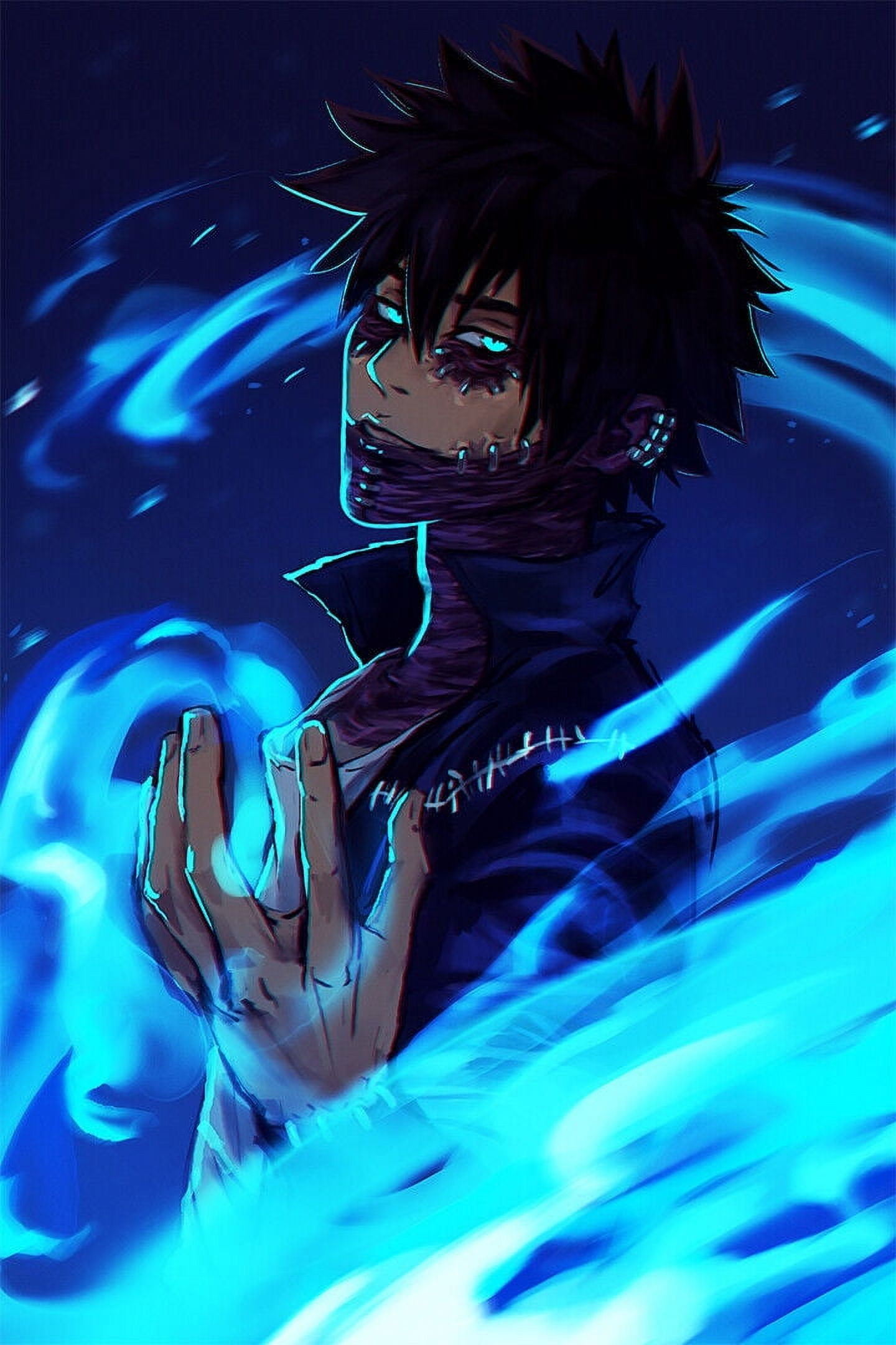 POSTER Dabi My Hero Academia Print Anime Painting Wall Art Home Decor ...
