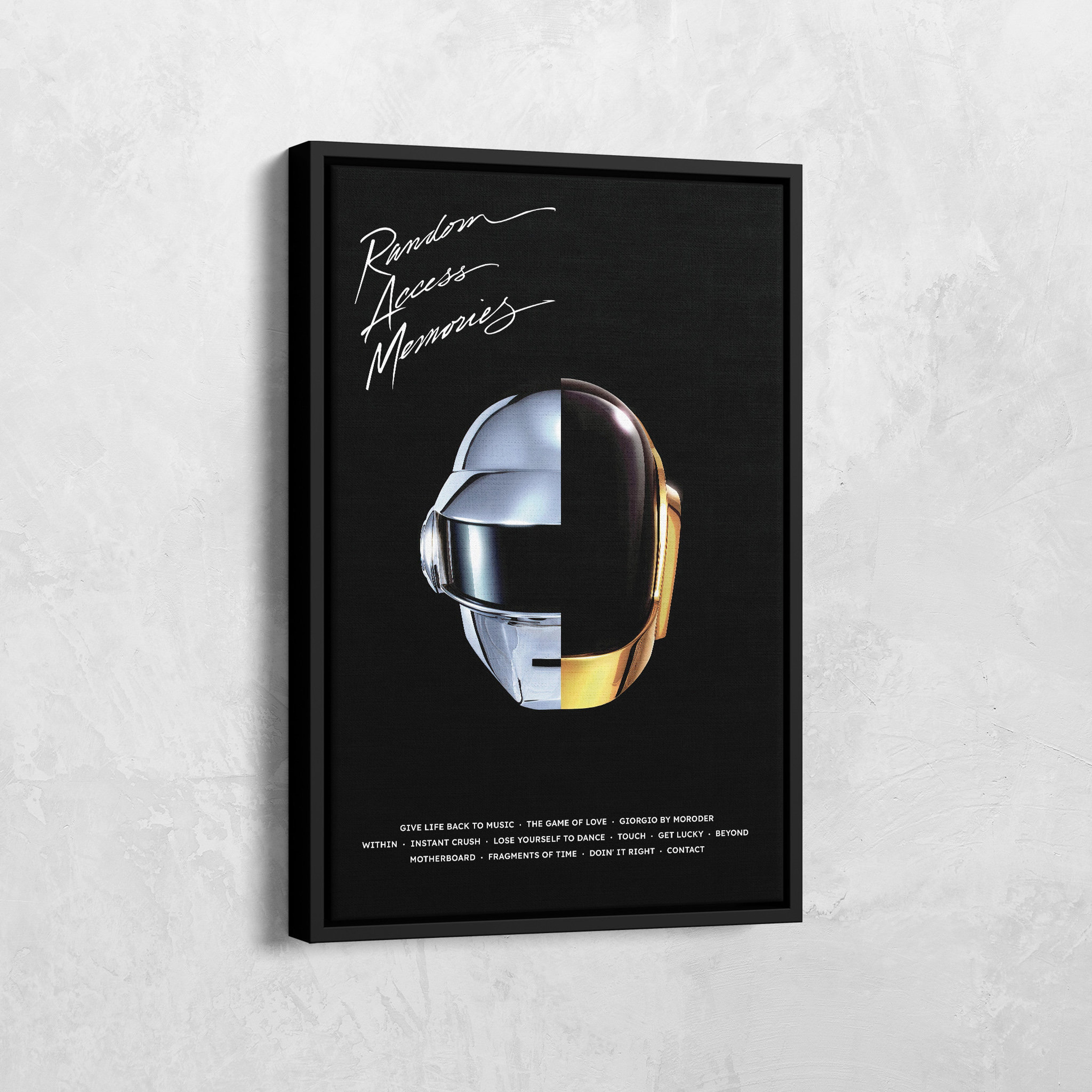 POSTER Daft Punk Poster, Random Access Memories Album Print, Daft Punk ...