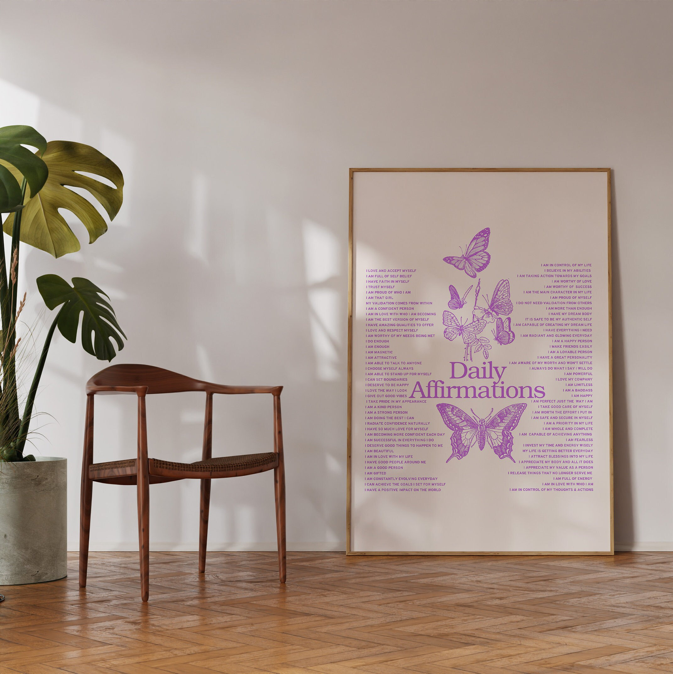 POSTER Daily Affirmation, Affirmation Wall Art, Affirmation Poster ...