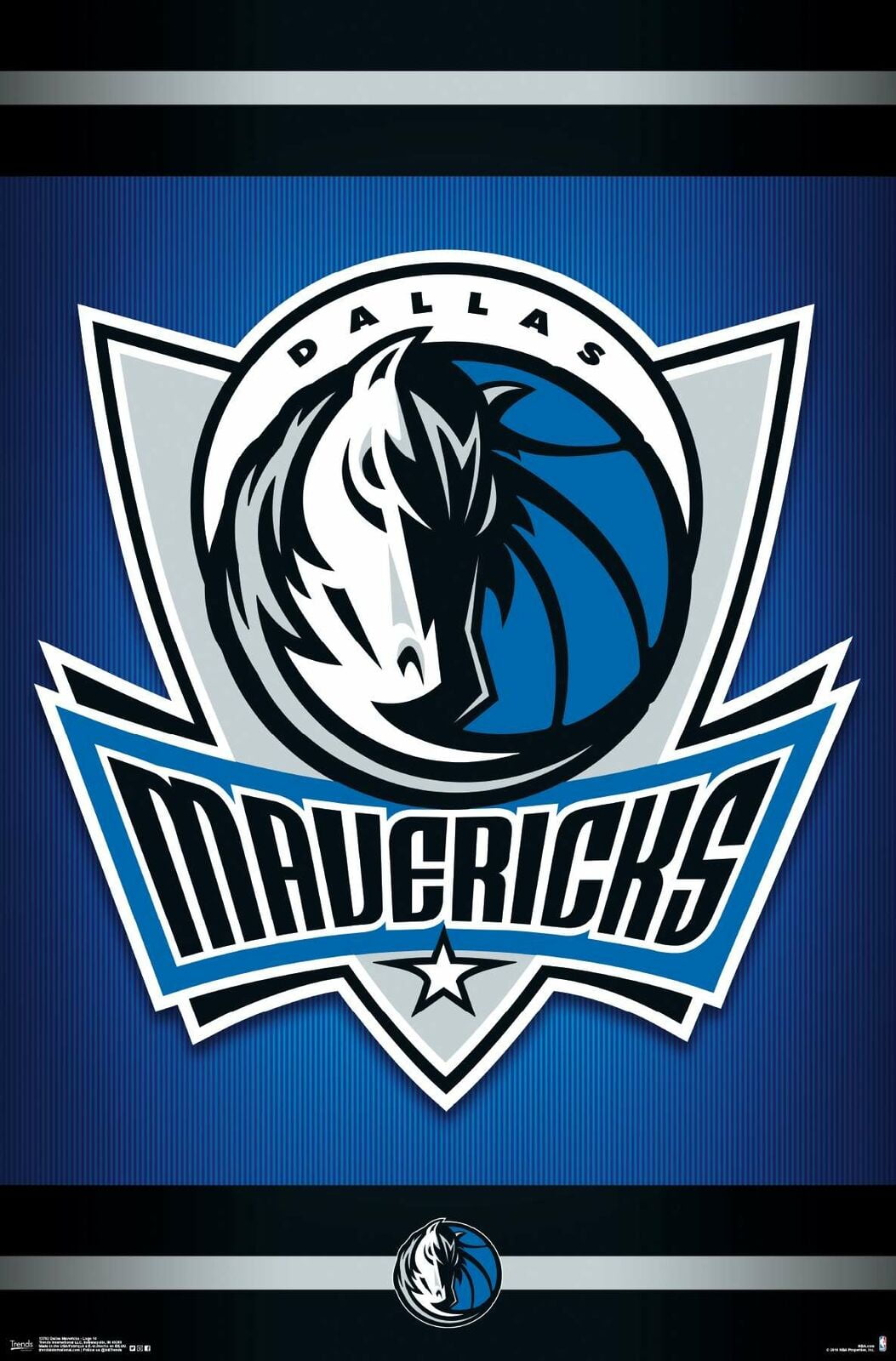 POSTER Dallas Mavericks - Logo Poster-24x36-UNFRAMED - Walmart.com
