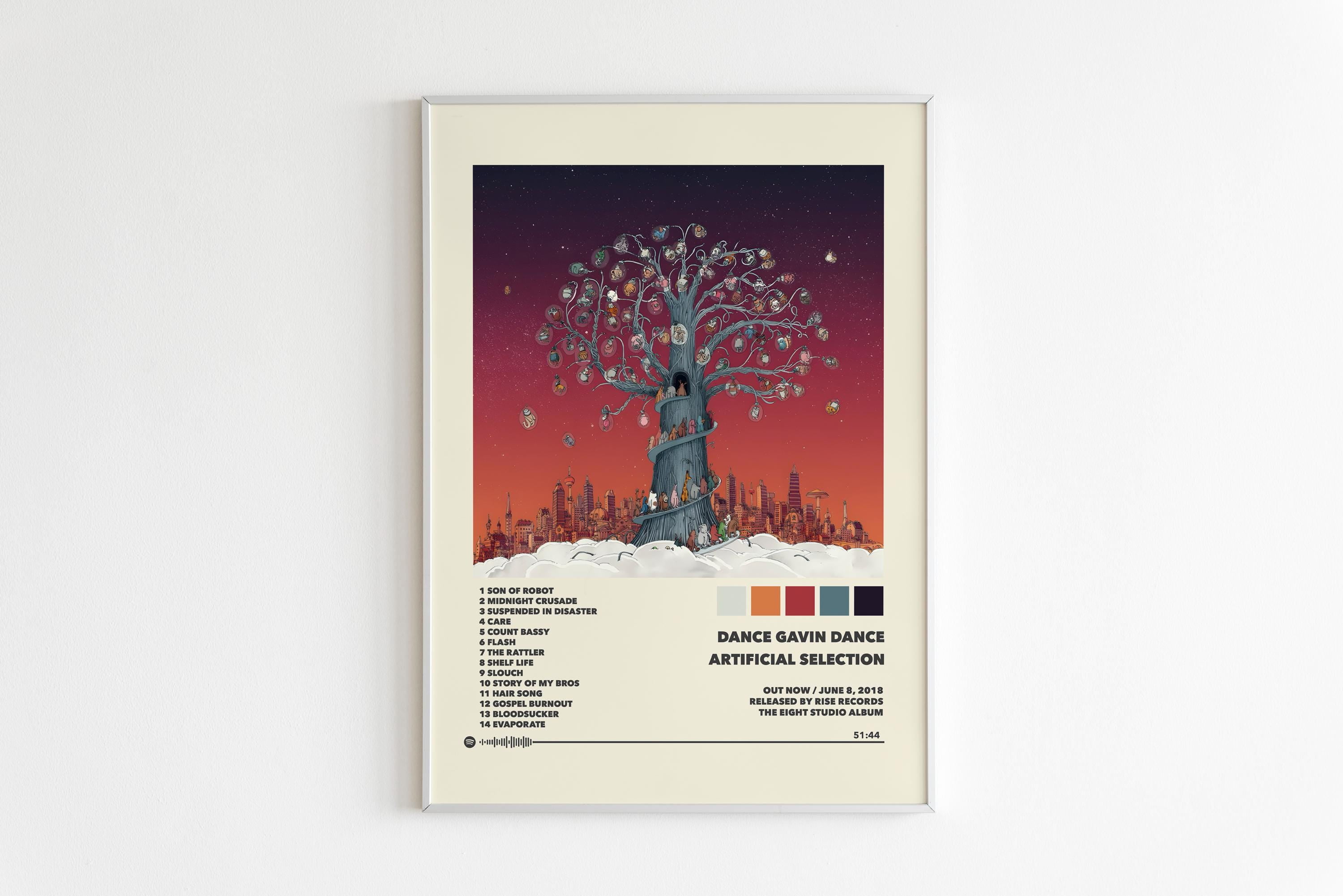POSTER Dance Gavin Dance Posters / Artificial Selection Poster, Dance Gavin Dance / Album Cover ...