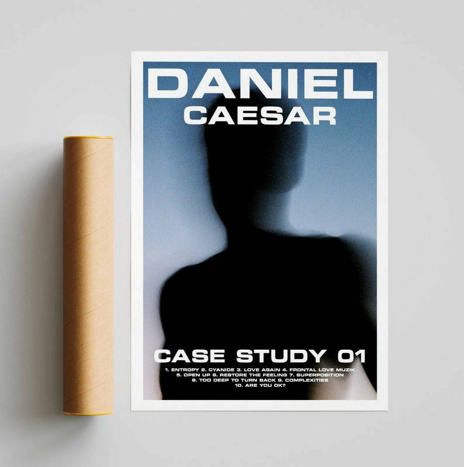 POSTER Daniel Caesar Album Poster / Case Study 01 Poster / Album Cover Poster / Music Print ...