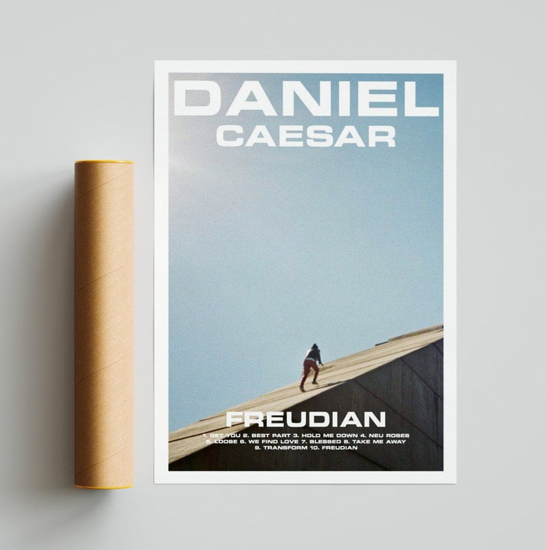 POSTER Daniel Caesar Album Poster / Freudian Poster / Album Cover ...