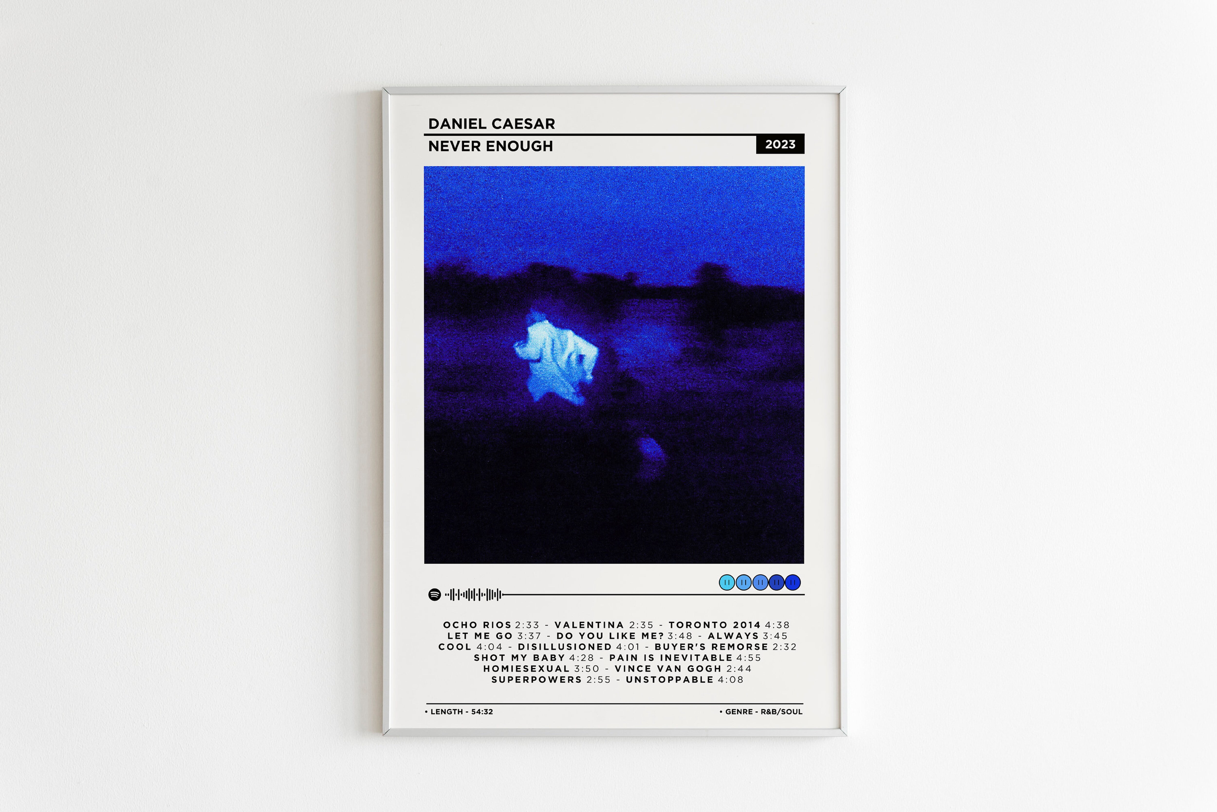 POSTER Daniel Caesar - Never Enough Album Poster / Album Cover Poster ...