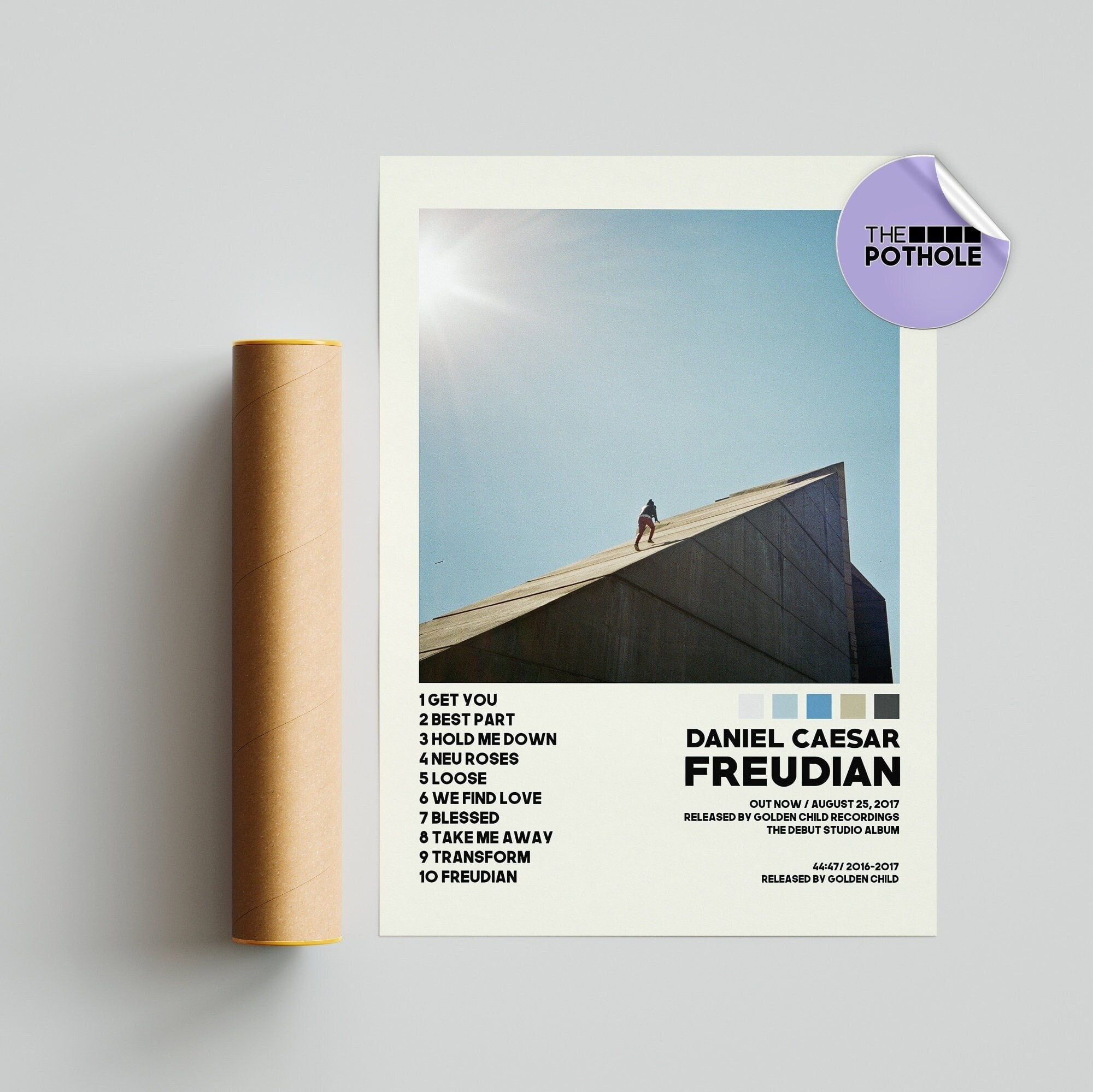 POSTER Daniel Caesar Posters | Freudian Album Poster | Tracklist Album ...