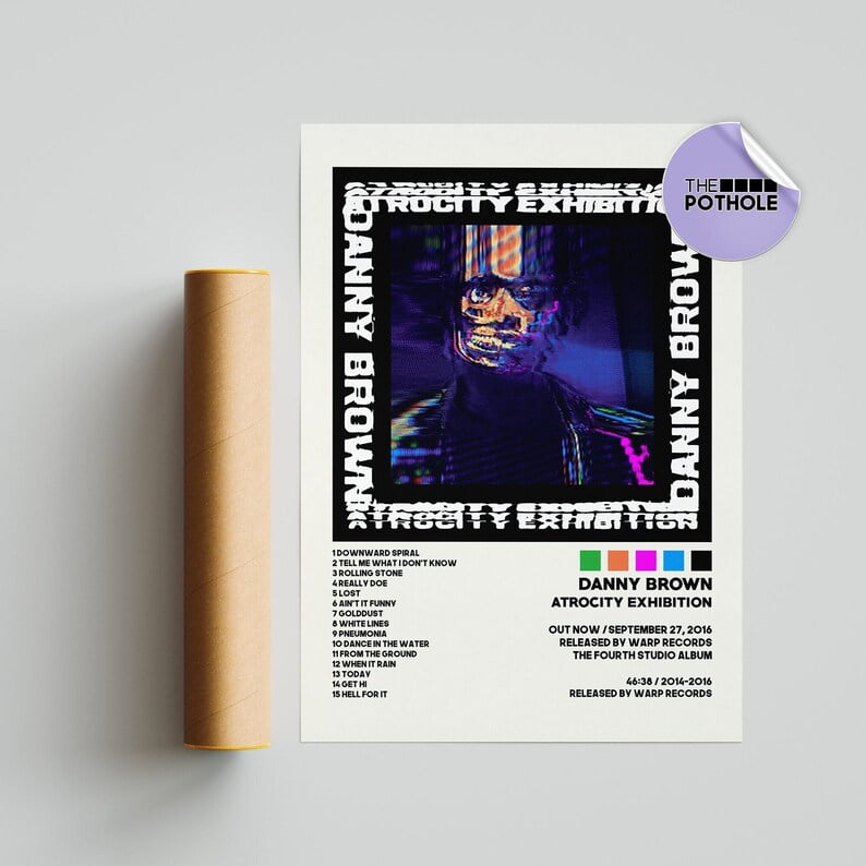POSTER Danny Brown Posters / Atrocity Exhibition Poster / Danny Brown ...