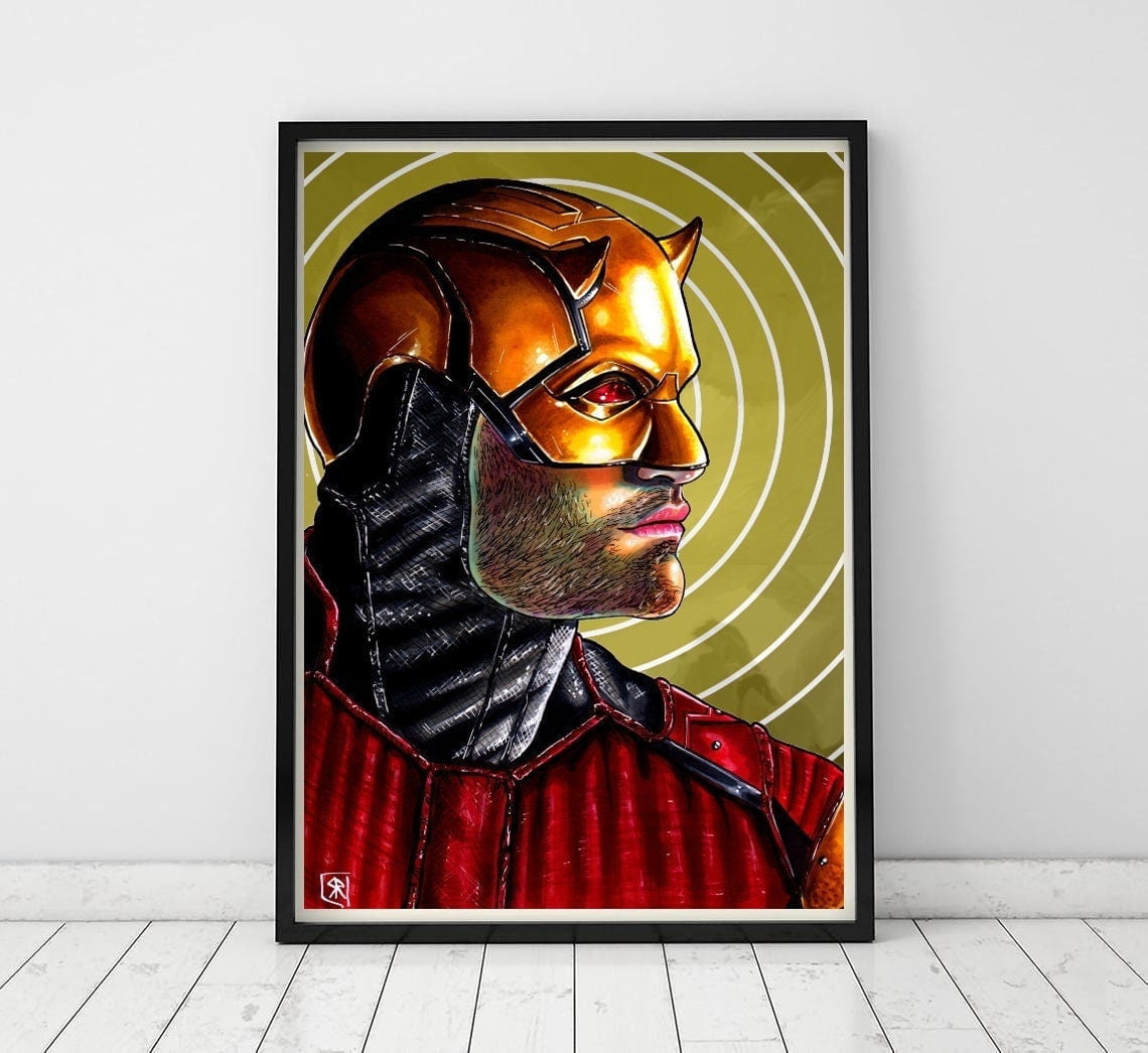 POSTER Daredevil Poster - - Superhero - Marvel Avengers Wall decor ...