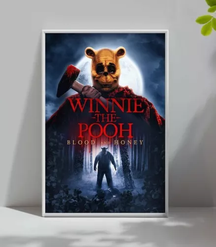 POSTER Dark Fantasy Poster, Pooh-Inspired Artwork, Limited Edition Wall ...