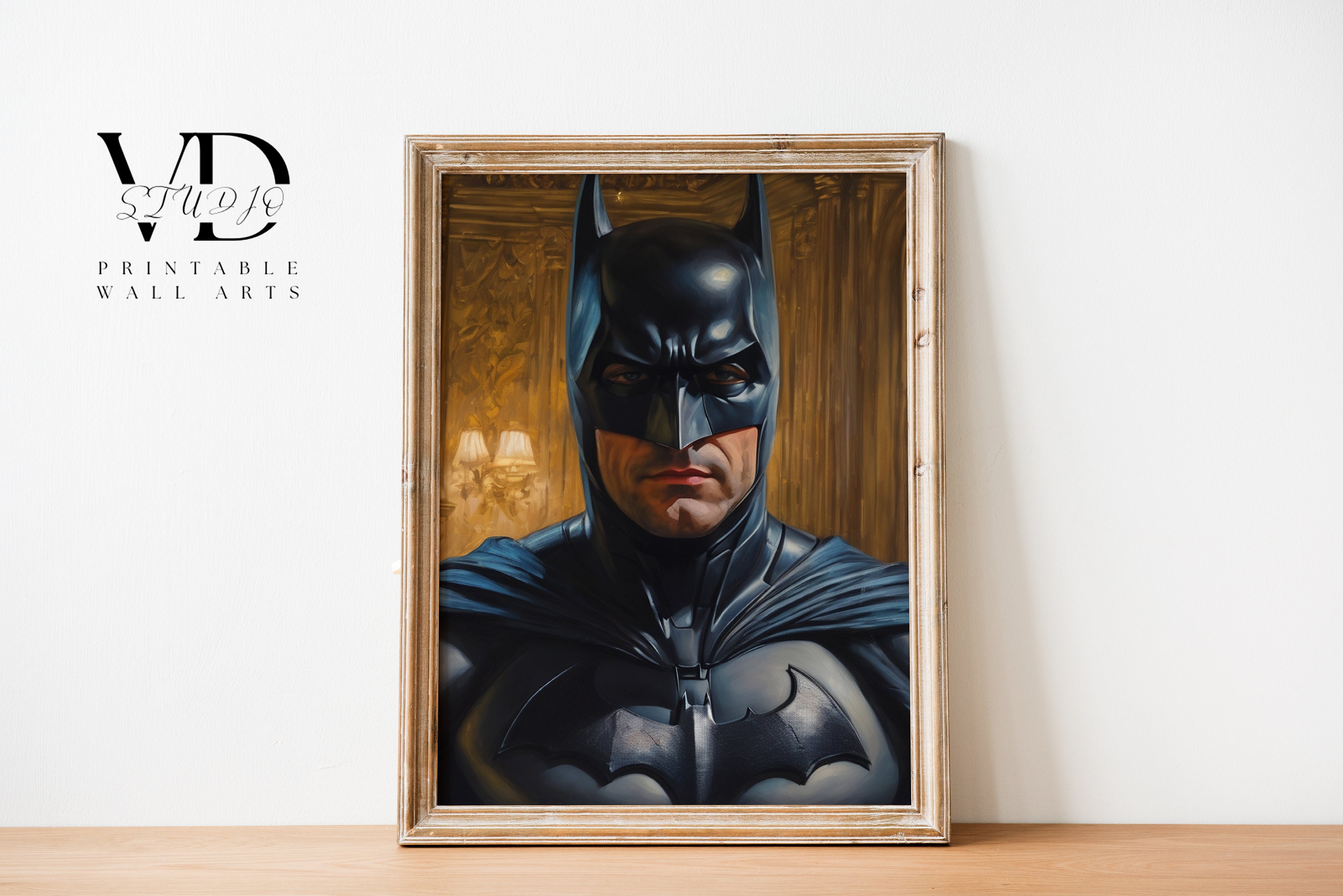 POSTER Dark Knight Wall Art,Bat Guy Wall Art,Bat Superhero, Comic ...