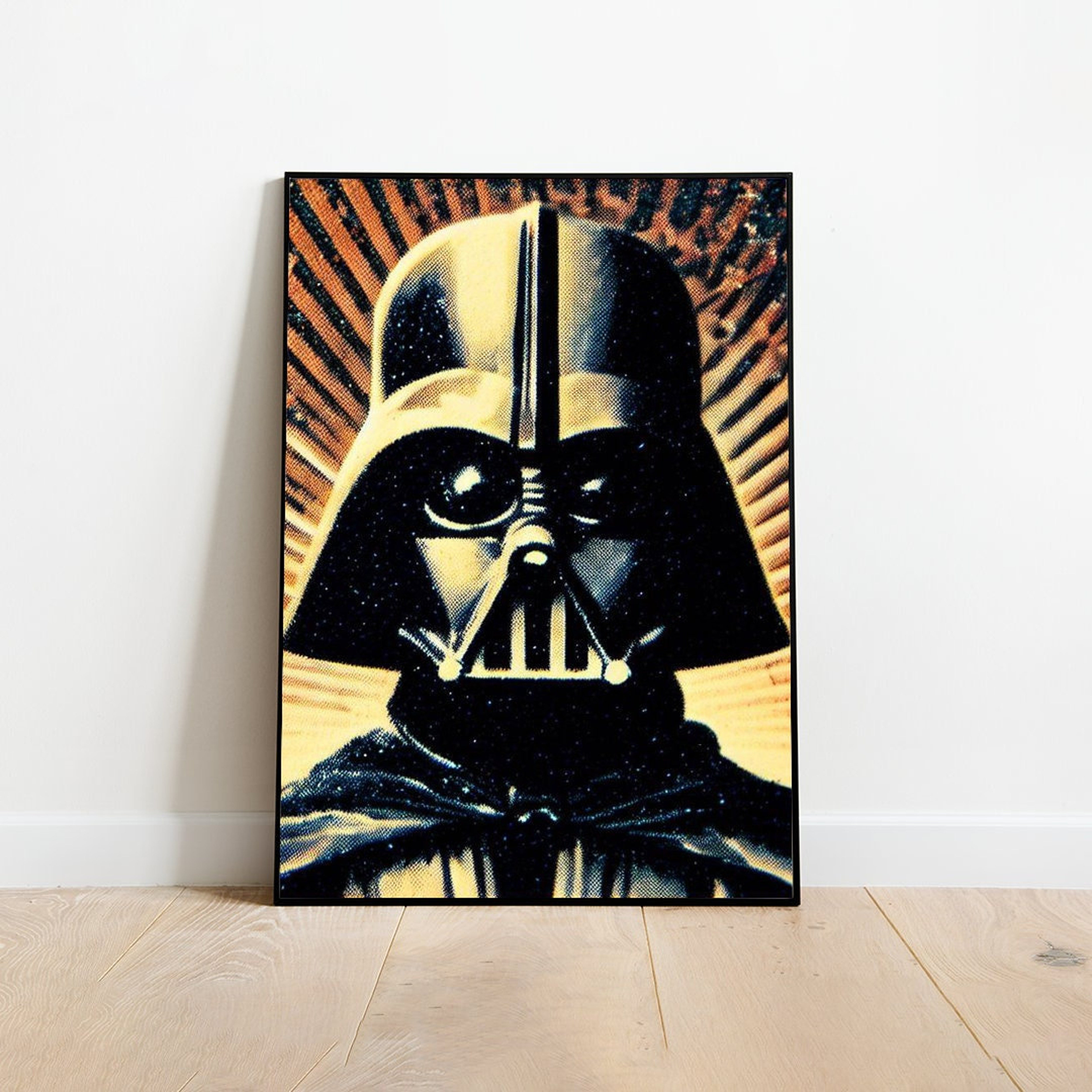 POSTER Darth Vader Poster, Vintage Star Wars Poster, Vader Print, DARK ...