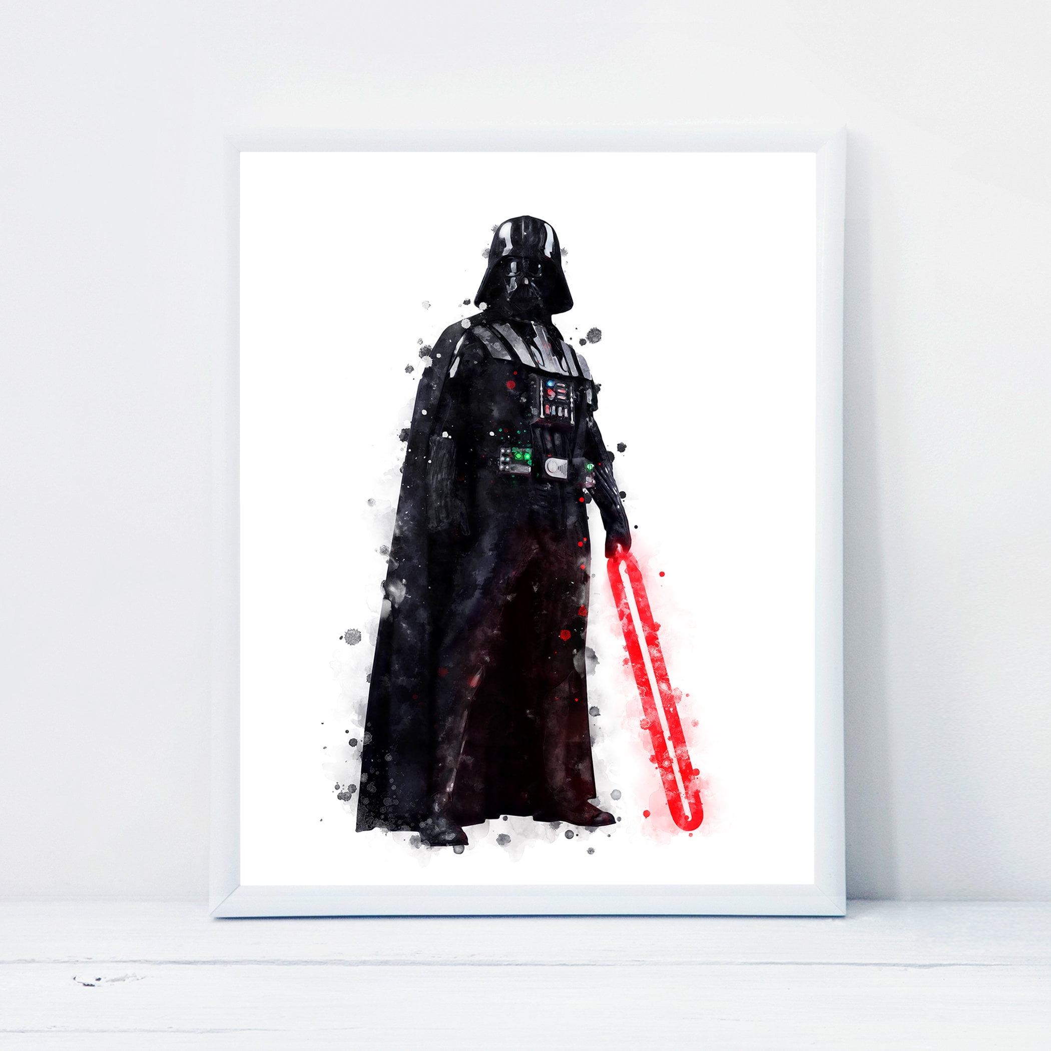 POSTER Darth Vader Watercolor Star Wars Poster Darth Vader Printable ...